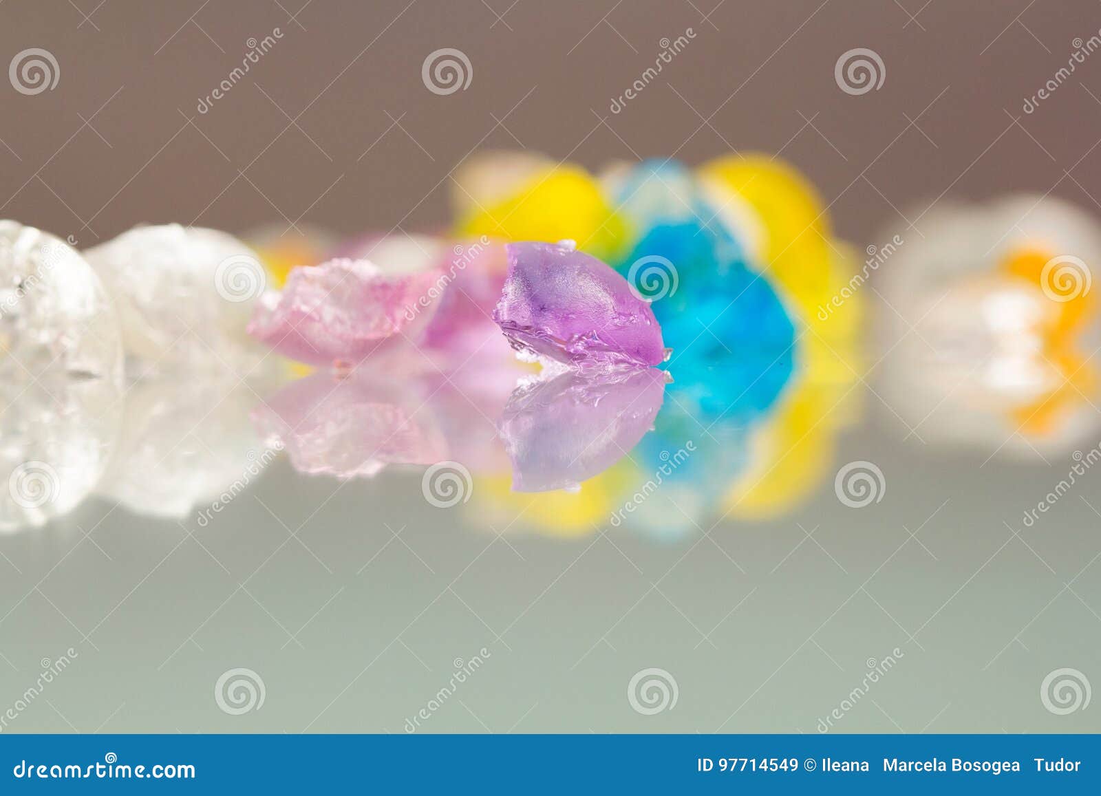 Abstract Textures and Patterns of Broken Jelly Balls Stock Image ...