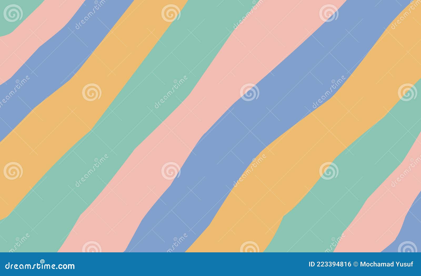Abstract Background with Colorful Wavy Thick Lines Texture Pattern ...