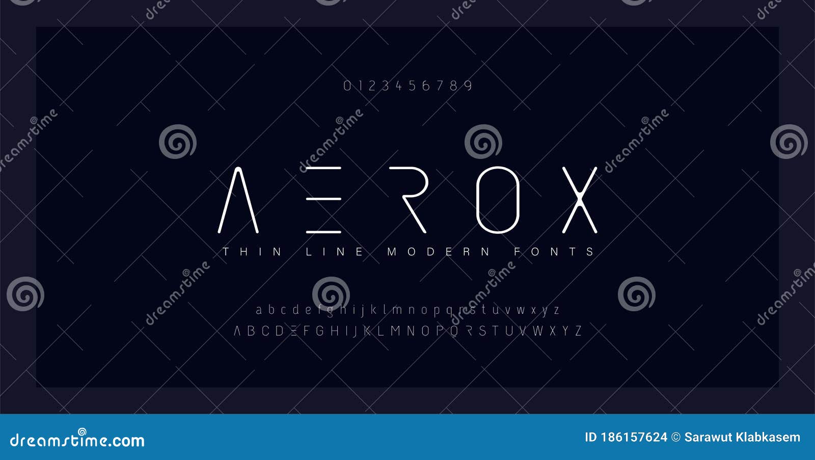 Abstract Font Collection. Alphabet Capital Letters Vector Illustration ...