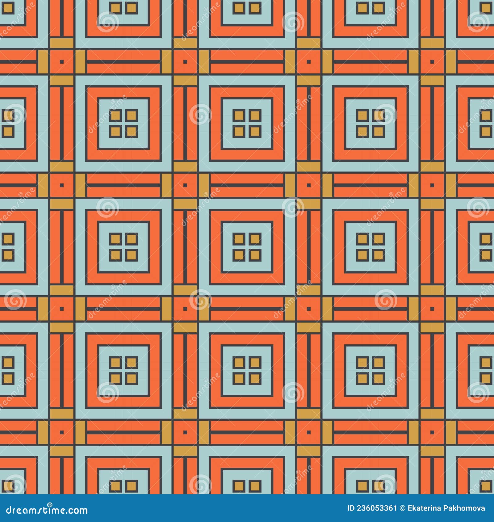 Abstract Thin Line Seamless Pattern. Linear Ornamental Geometric ...