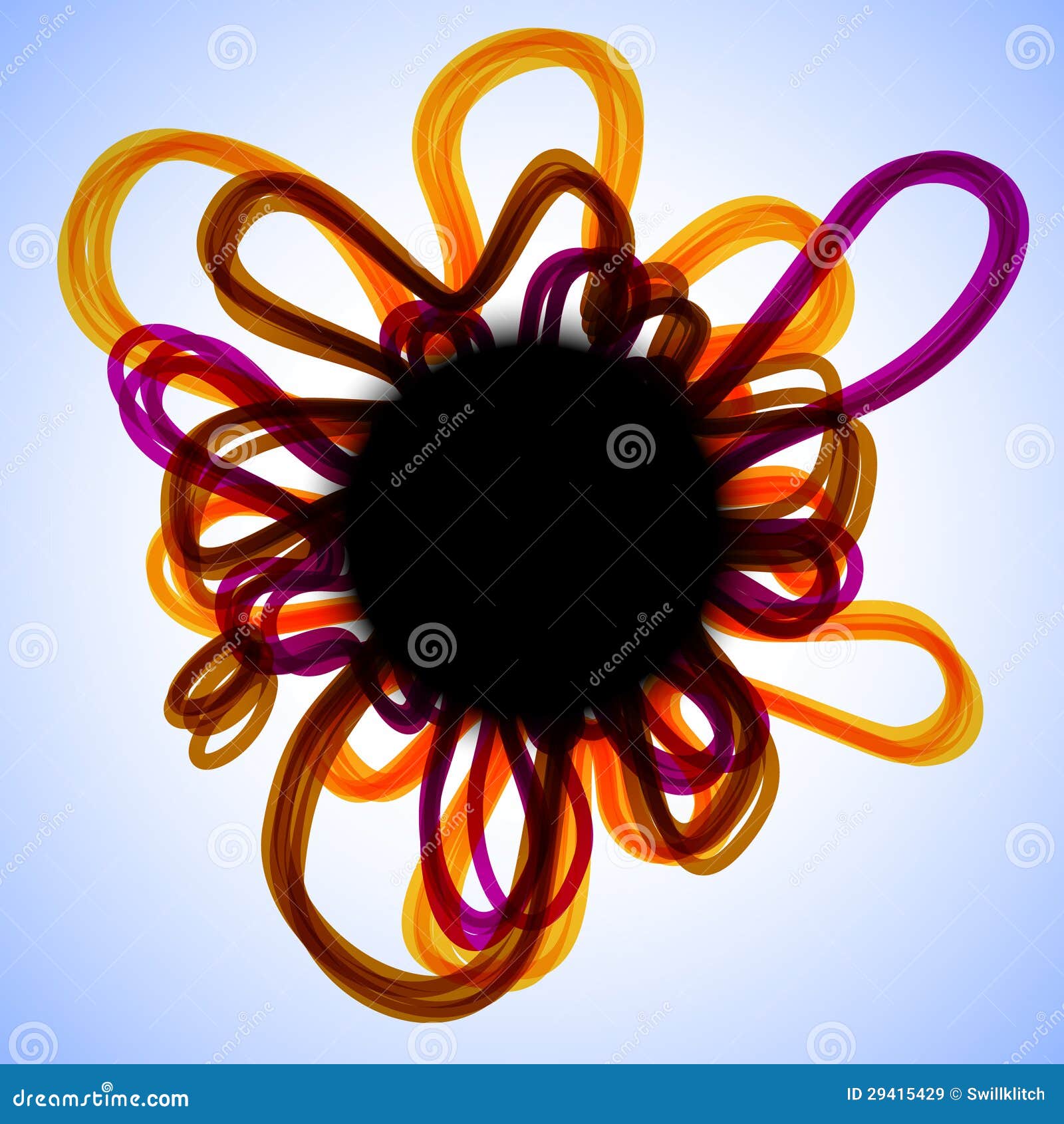 Abstract threads frame stock vector. Illustration of digital - 29415429