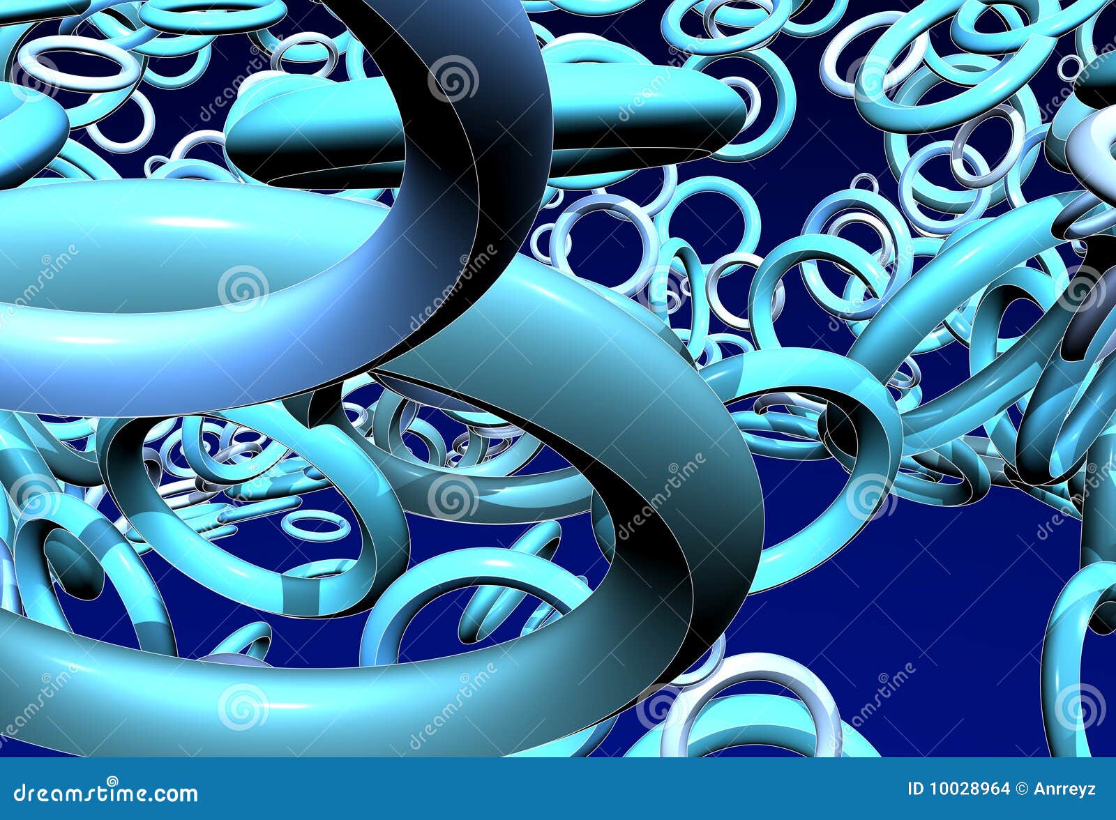 Abstract Three-dimensional Composition Stock Illustration ...