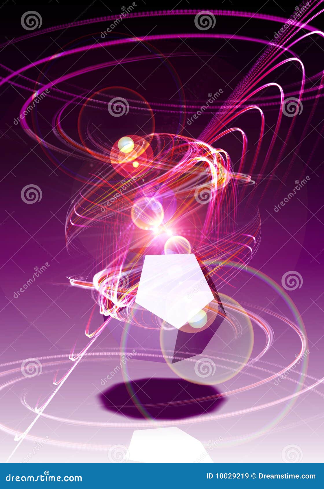 Abstract Three-dimensional Composition Stock Illustration ...