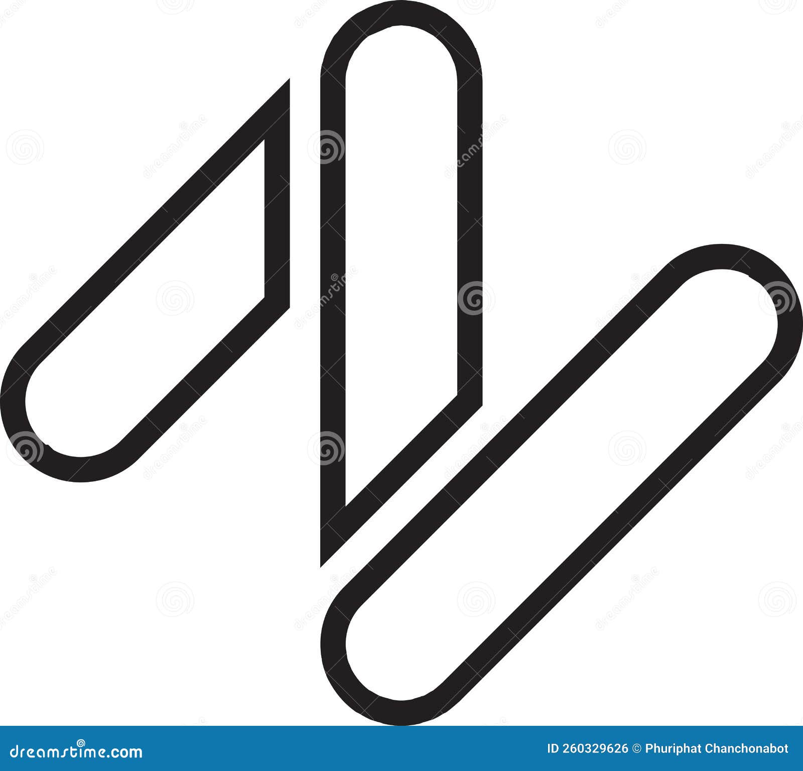 Abstract Three Lines Logo Illustration in Trendy and Minimal Style ... Abstract Three Lines Logo Illustration in Trendy and Minimal Style ...