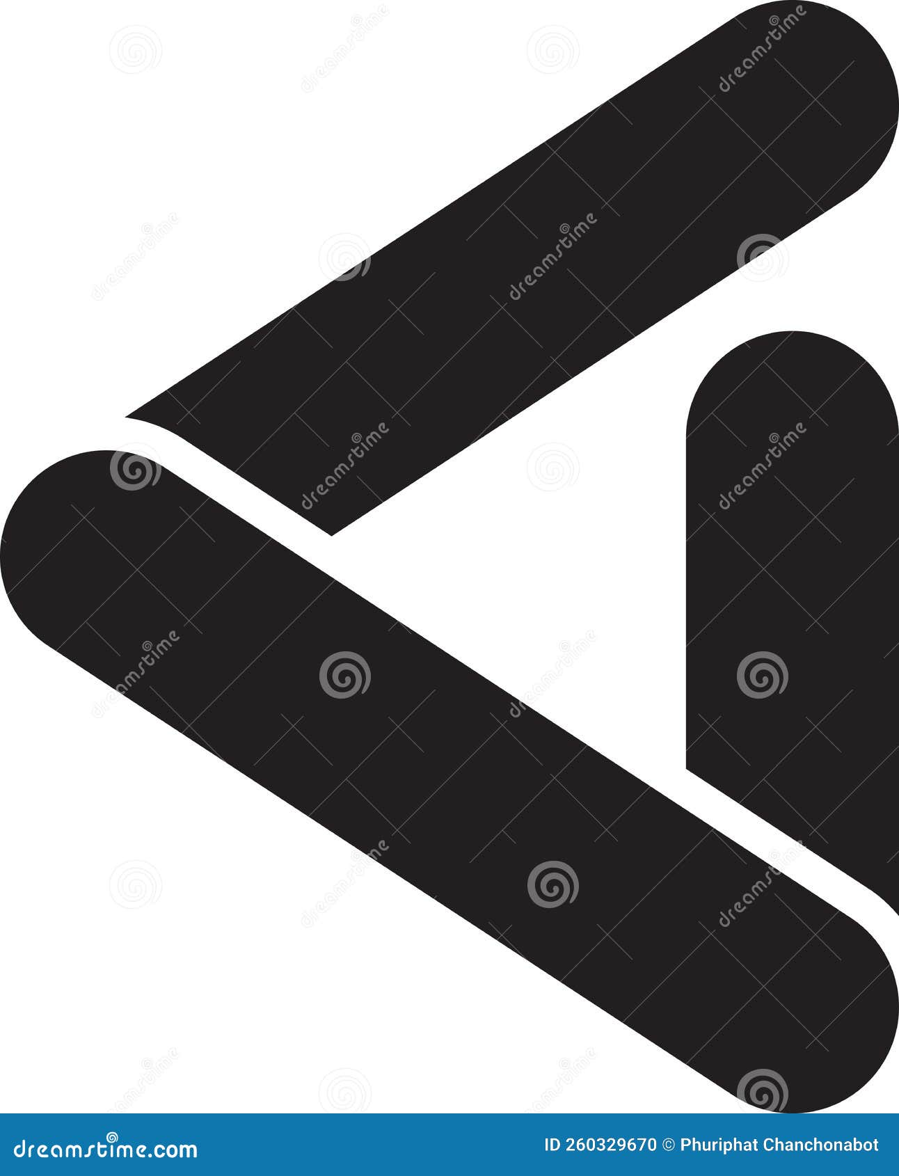 Abstract Three Lines Logo Illustration in Trendy and Minimal Style ... Abstract Three Lines Logo Illustration in Trendy and Minimal Style ...