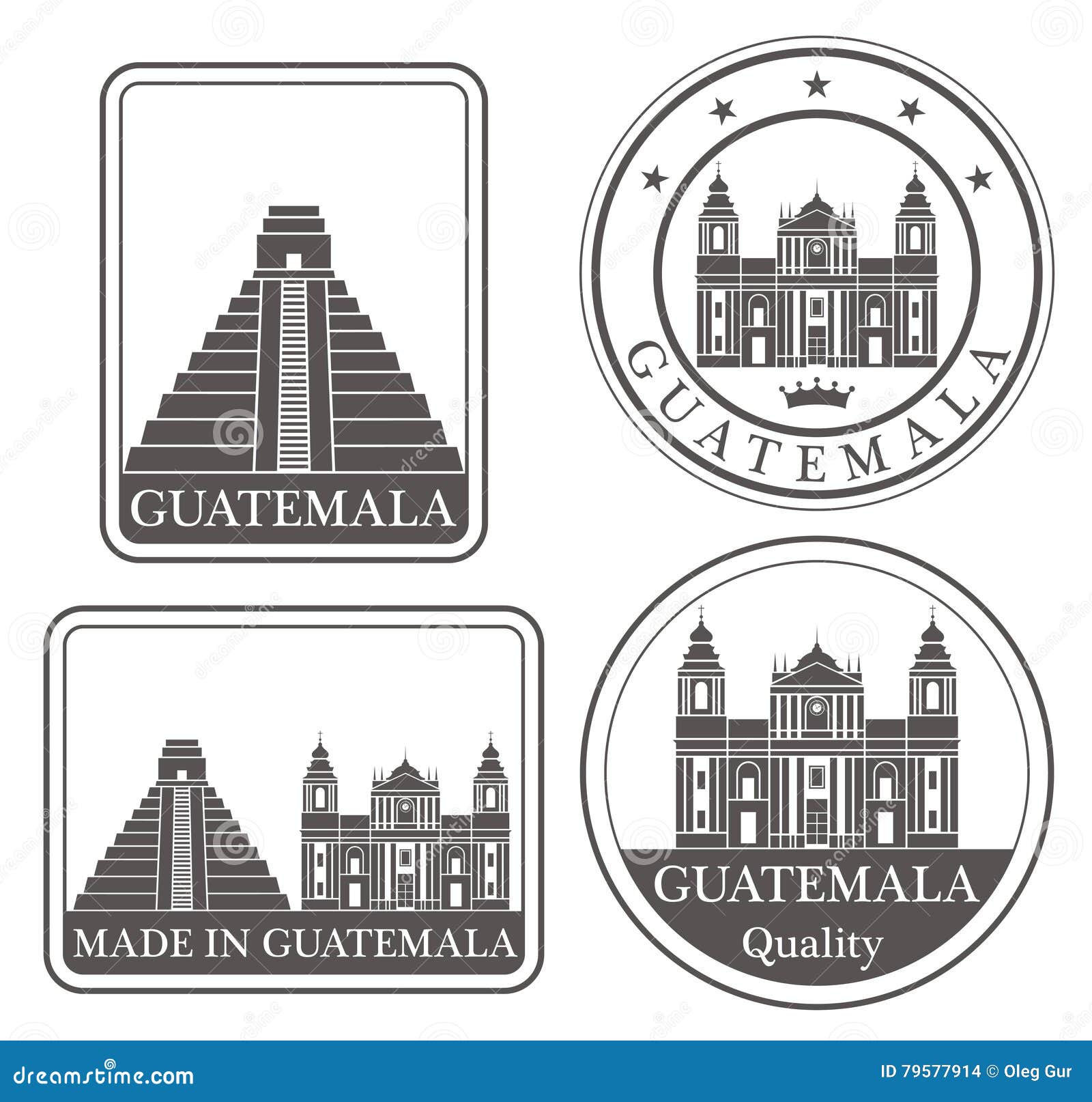 Abstract Tikal stock vector. Illustration of bizarre - 79577914