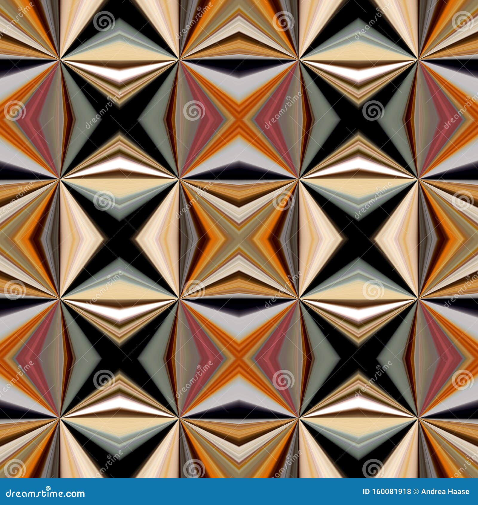 Abstract Tile Seamless Repeating Pattern Stock Illustration ...