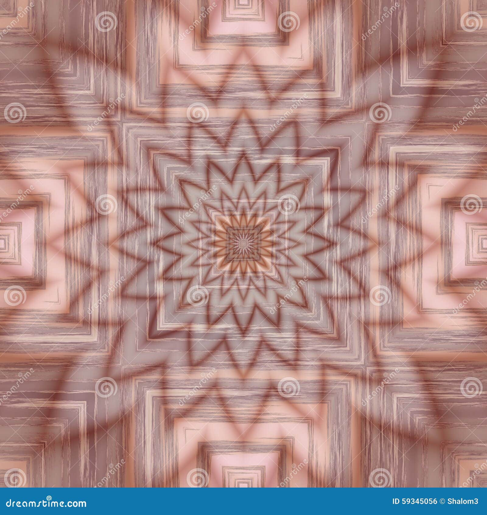 Abstract Tile with Star Motif Overlapping Trough Square Motif Stock ...