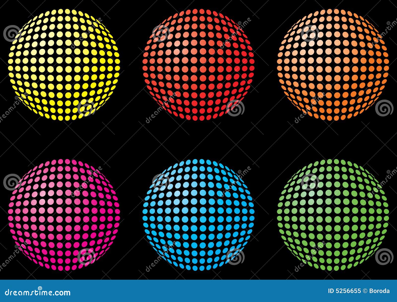 Abstract is tiles sphere. stock vector. Illustration of gradient - 5256655