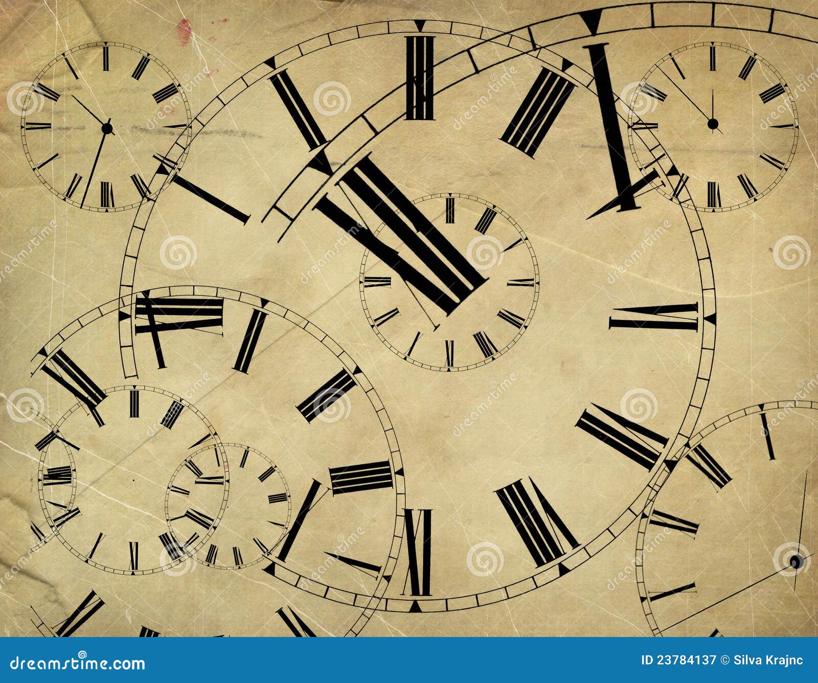 Abstract time background stock illustration. Illustration of passing ...