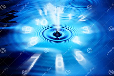 Abstract Time Clock Water stock photo. Image of eternity - 10493152