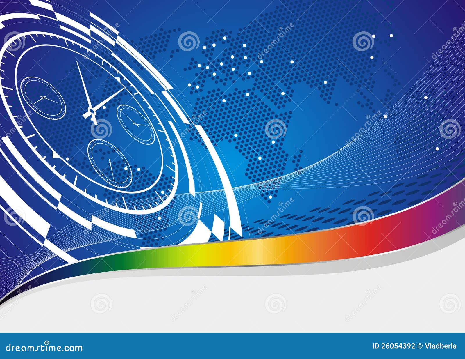 Abstract time frame stock vector. Illustration of business - 26054392