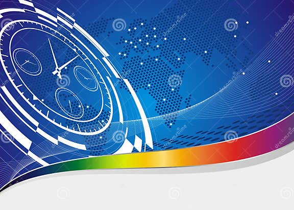 Abstract time frame stock vector. Illustration of business - 26054392