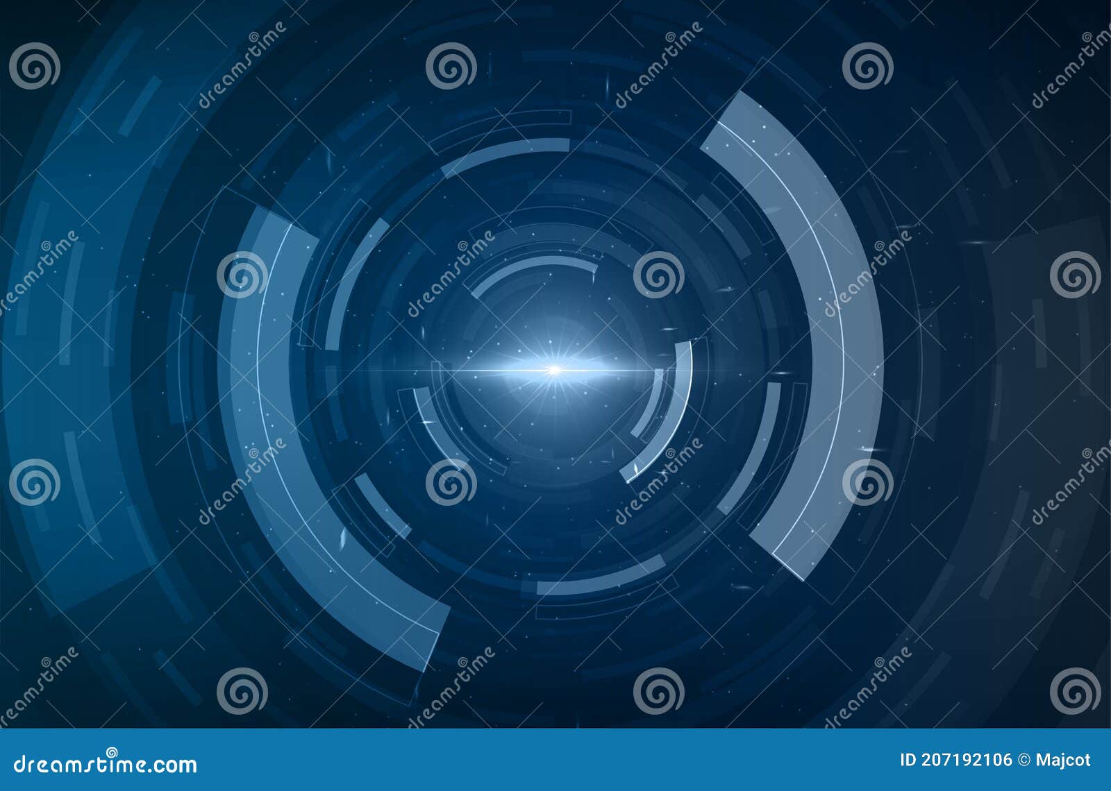 Abstract Time Travel Background Stock Vector - Illustration of core ...