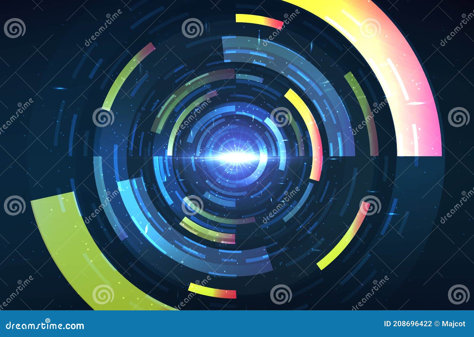 Abstract Time Travel Background Stock Vector - Illustration of abstract ...