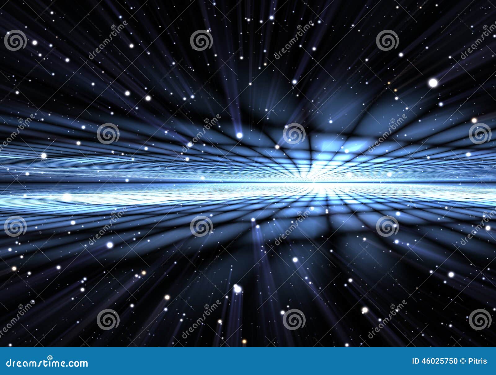 Abstract Time Lapse Night Sky With Shooting Stars Over Landscape. Milky ...