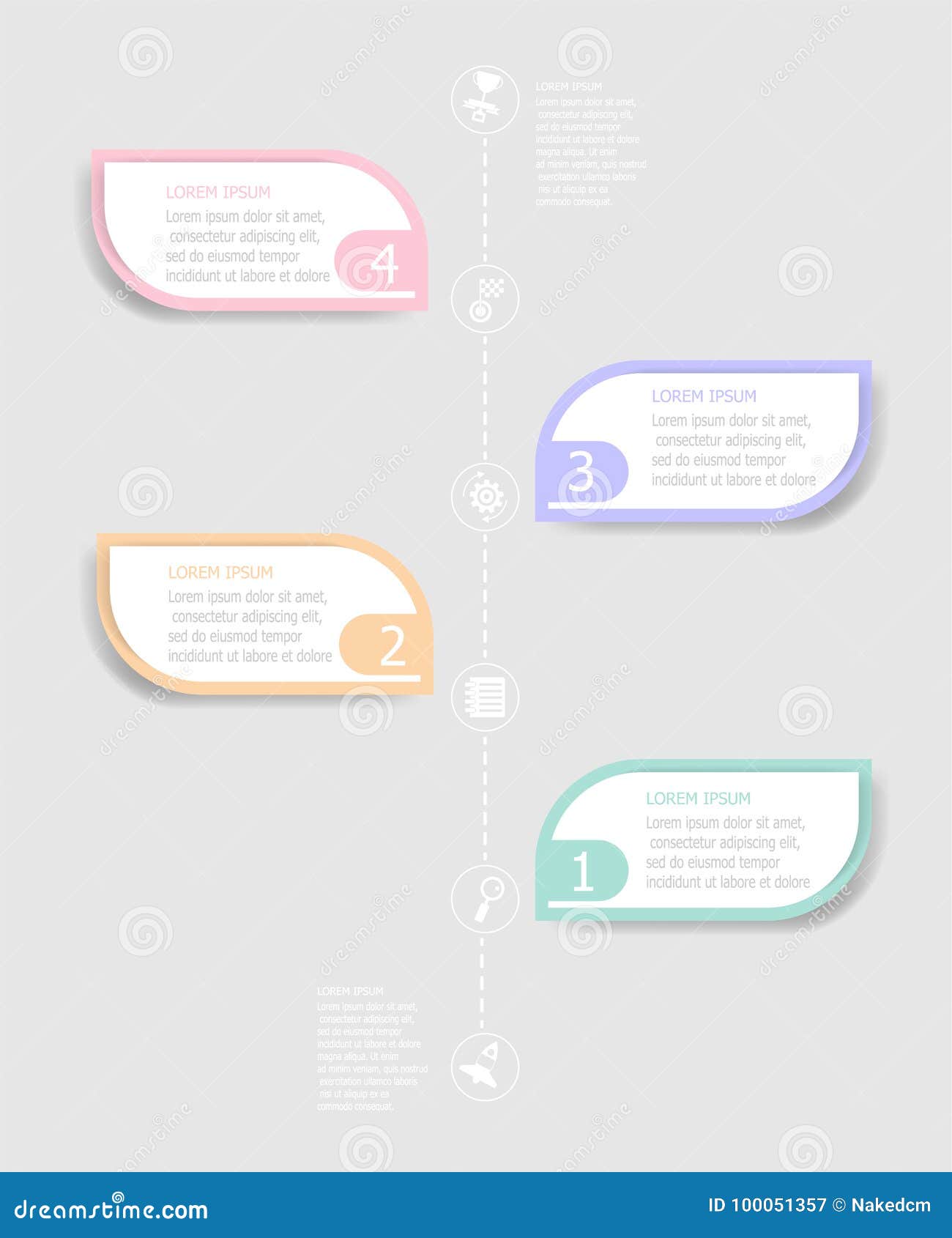 Abstract Timeline Infographic Background Stock Vector - Illustration of ...