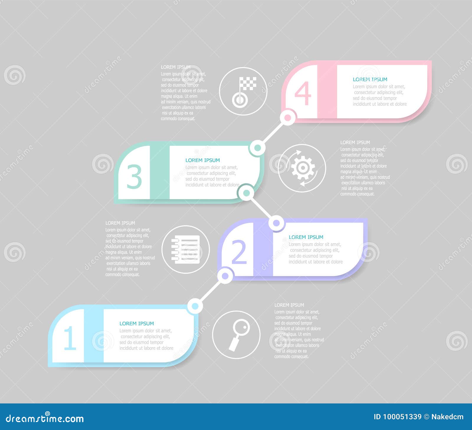 Abstract Timeline Infographic Background Stock Vector - Illustration of ...