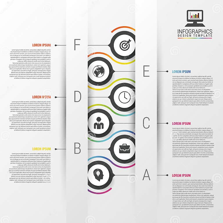 Abstract Timeline Infographic Template. Vector Illustration Stock ...