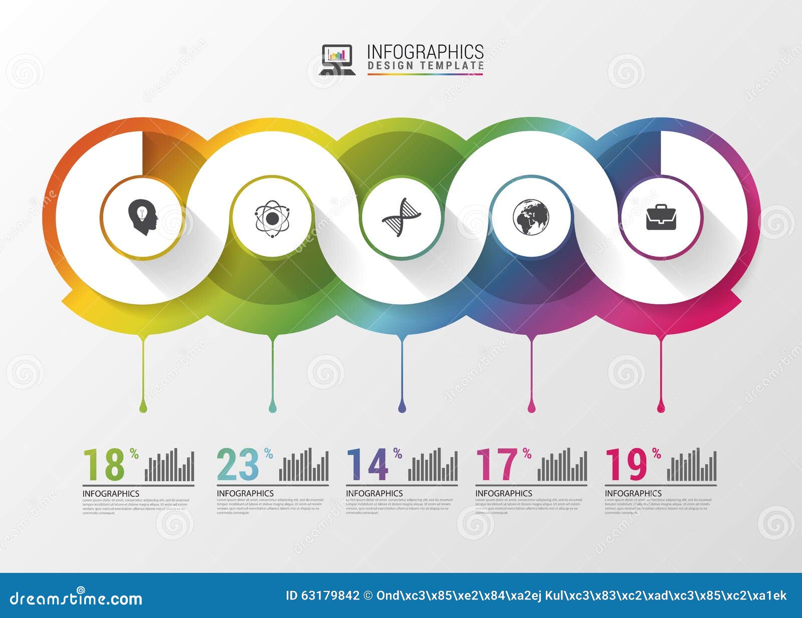 Abstract Timeline Infographic Template. Vector Illustration Stock ...