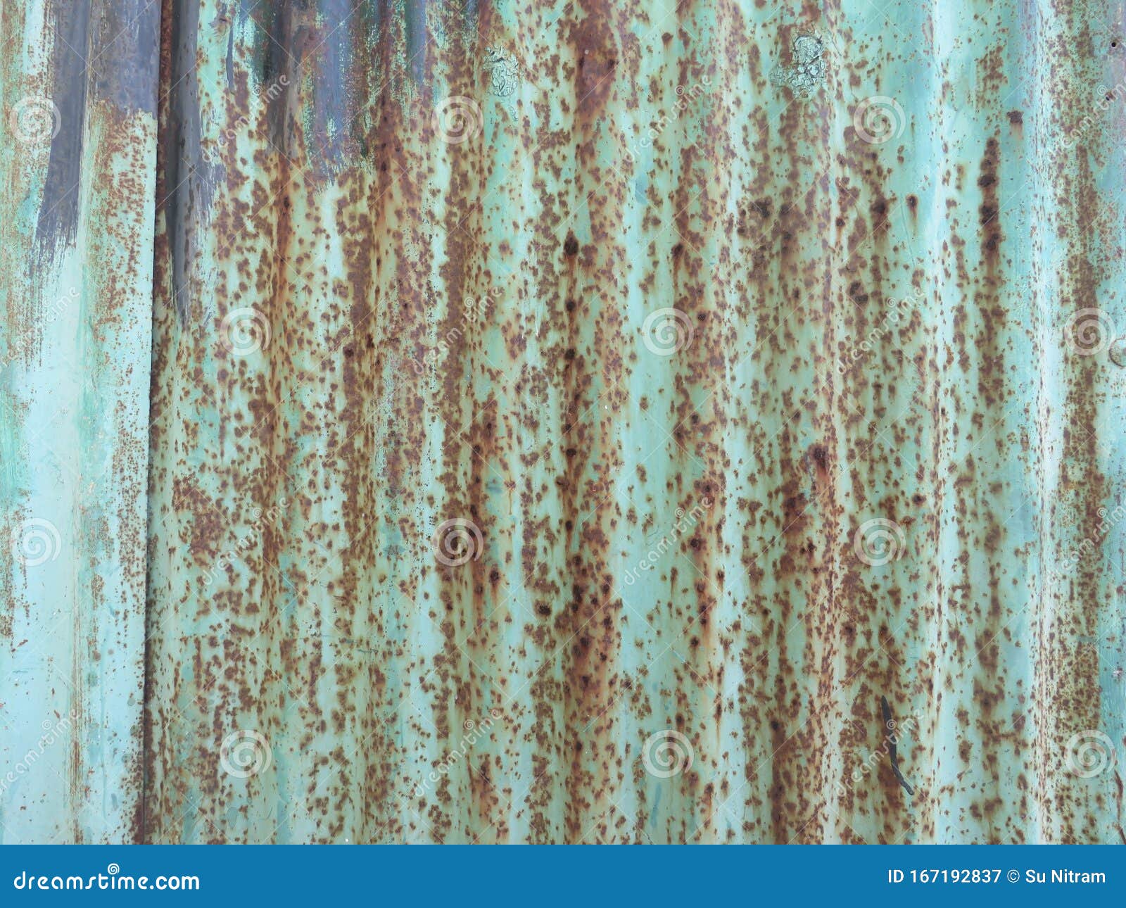 Abstract Tin Texture with Rust and Vertical Lines. an Old Metal ...