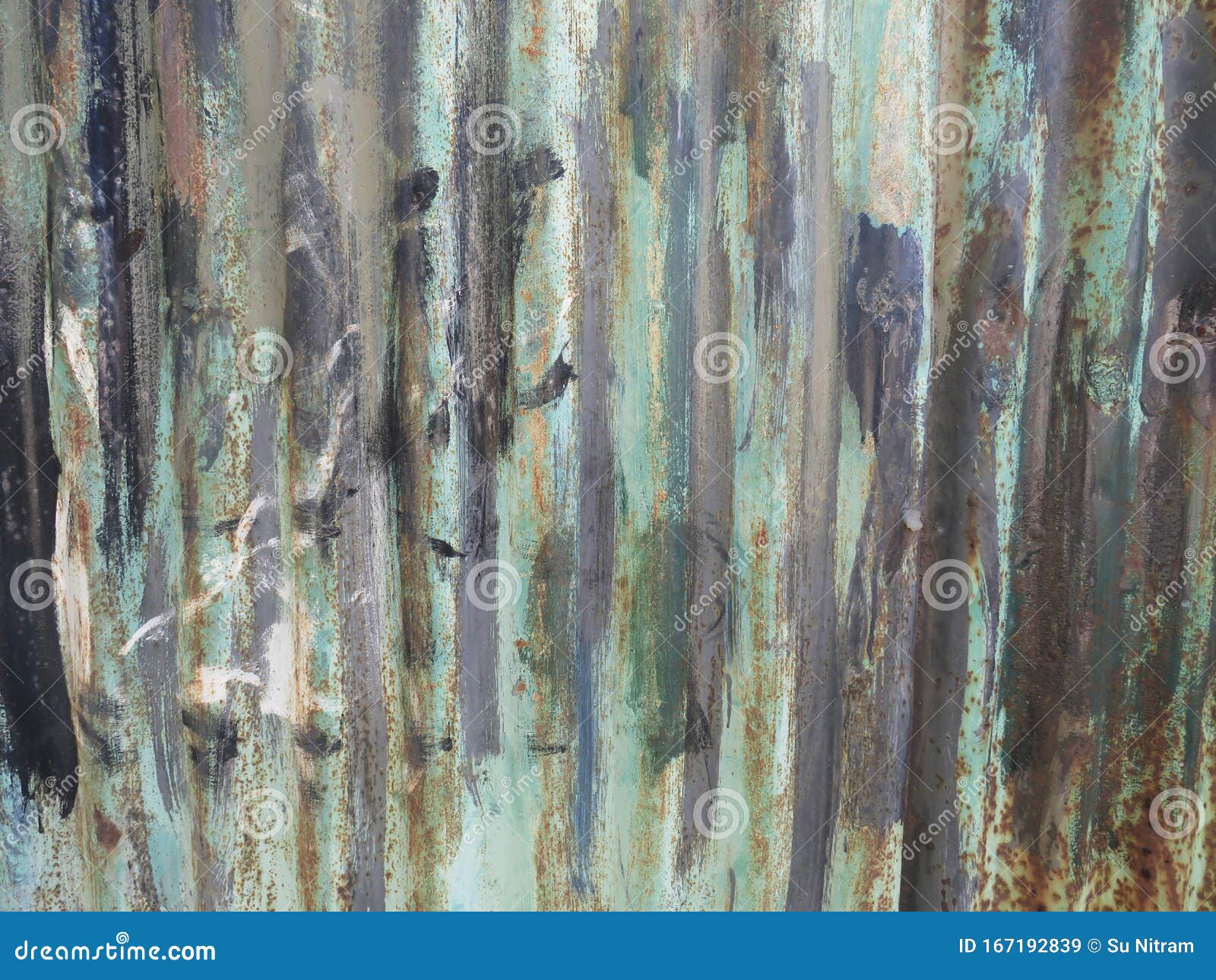 Rusty Abstract Tin Texture with Rust and Vertical Lines. an Old Metal ...