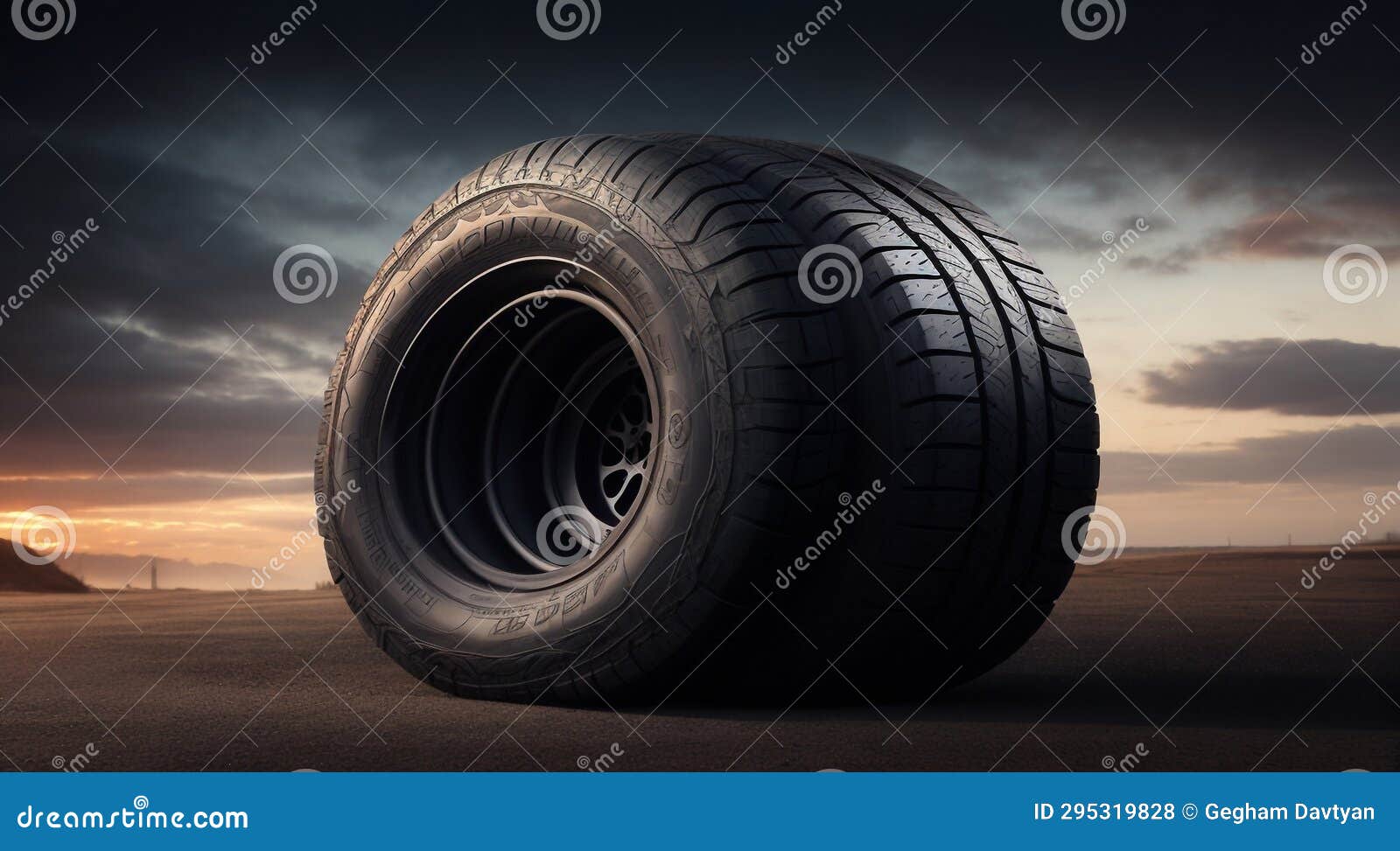 Abstract Tire Background, Graphic Designed Tires on Abstract Background ...