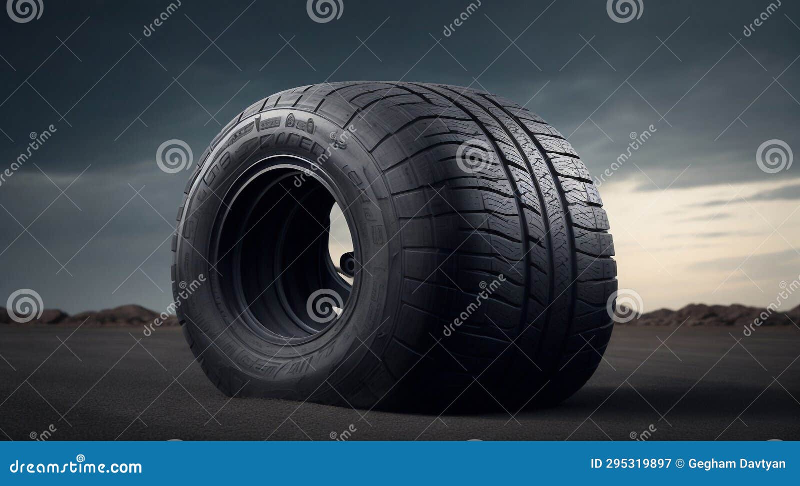 Abstract Tire Background, Graphic Designed Tires on Abstract Background ...