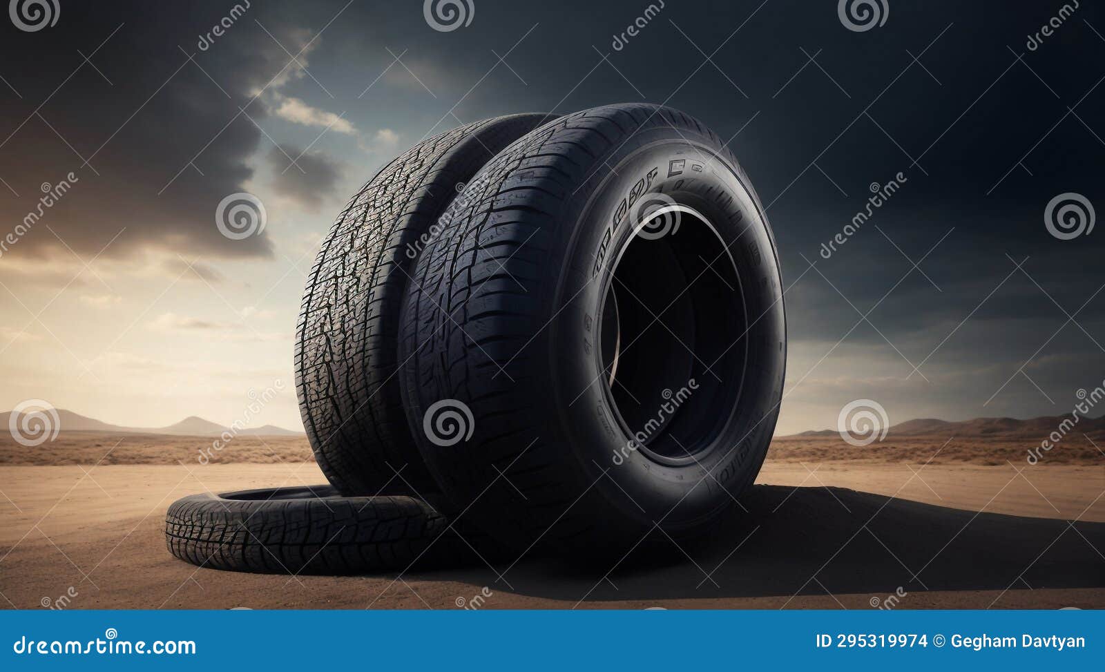 Abstract Tire Background, Graphic Designed Tires on Abstract Background ...