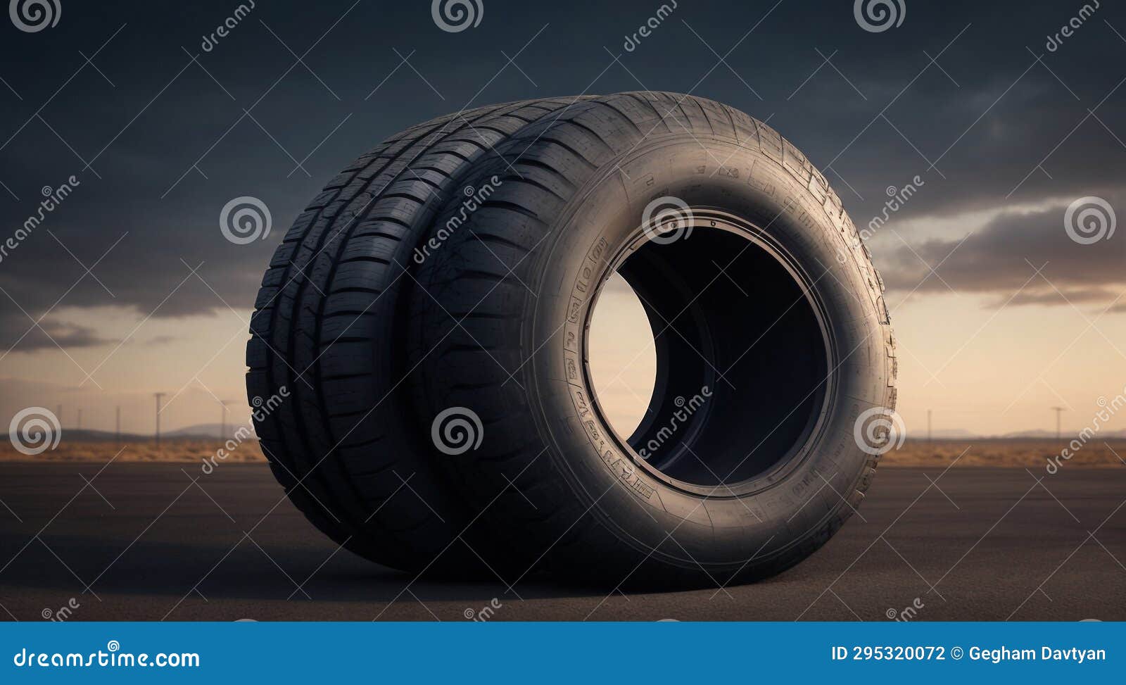 Abstract Tire Background, Graphic Designed Tires on Abstract Background ...