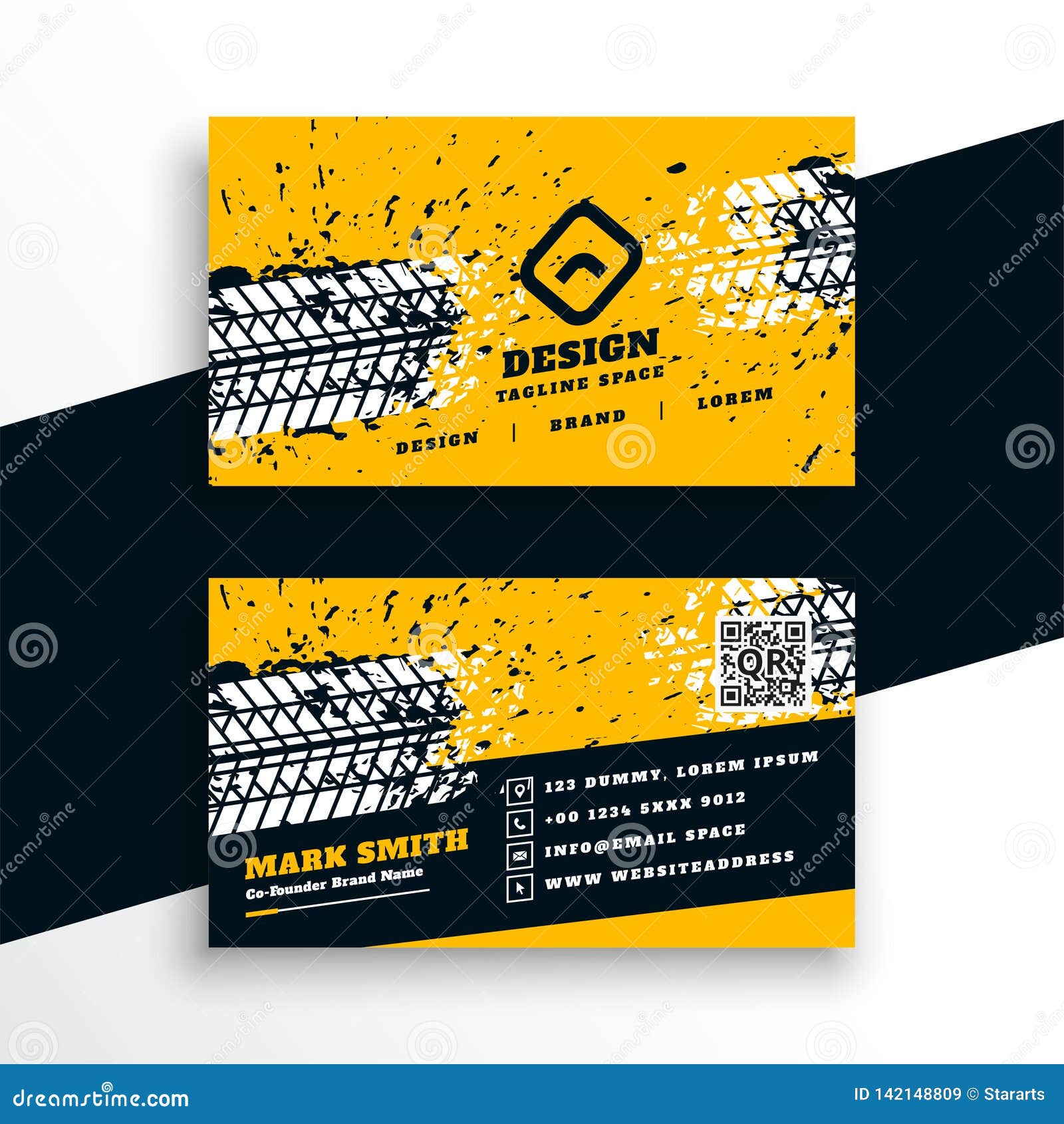 Abstract Tire Track Splatter Background Cartoon Vector | CartoonDealer ...