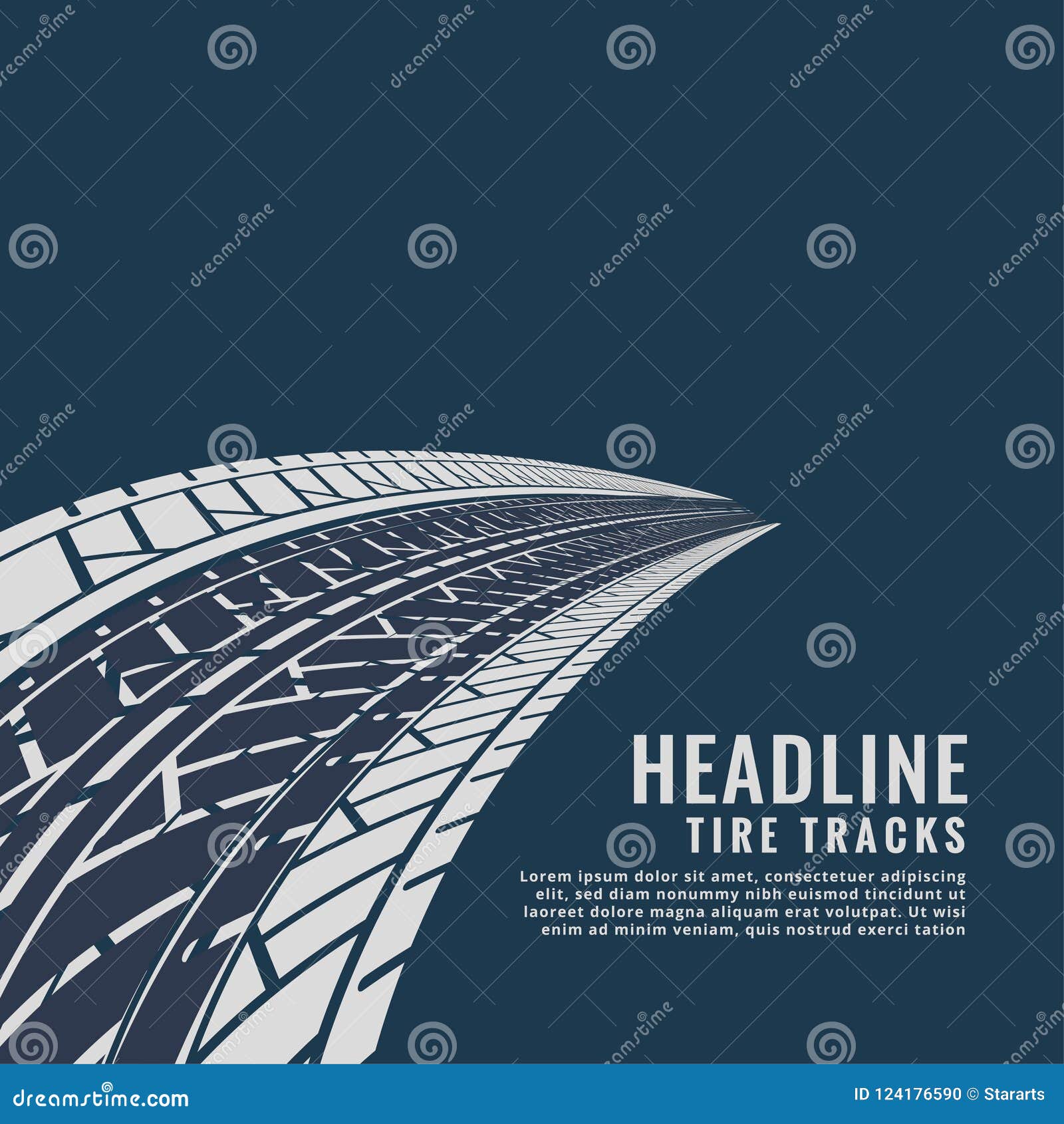 Abstract Tire Background, Graphic Designed Tires On Abstract Background ...