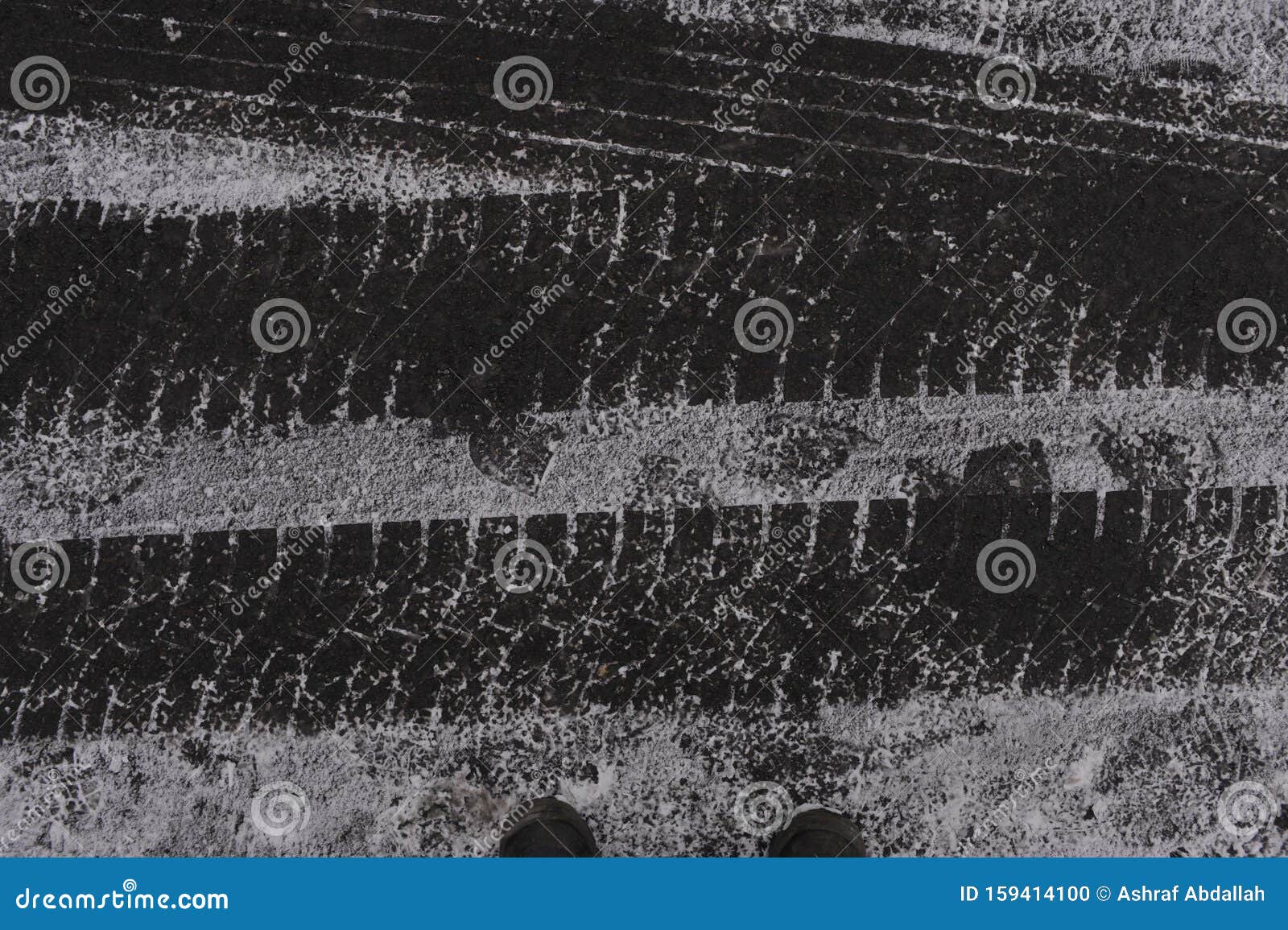 Abstract Tire Tracks Textures Surface Background Closeup Stock Photo ...