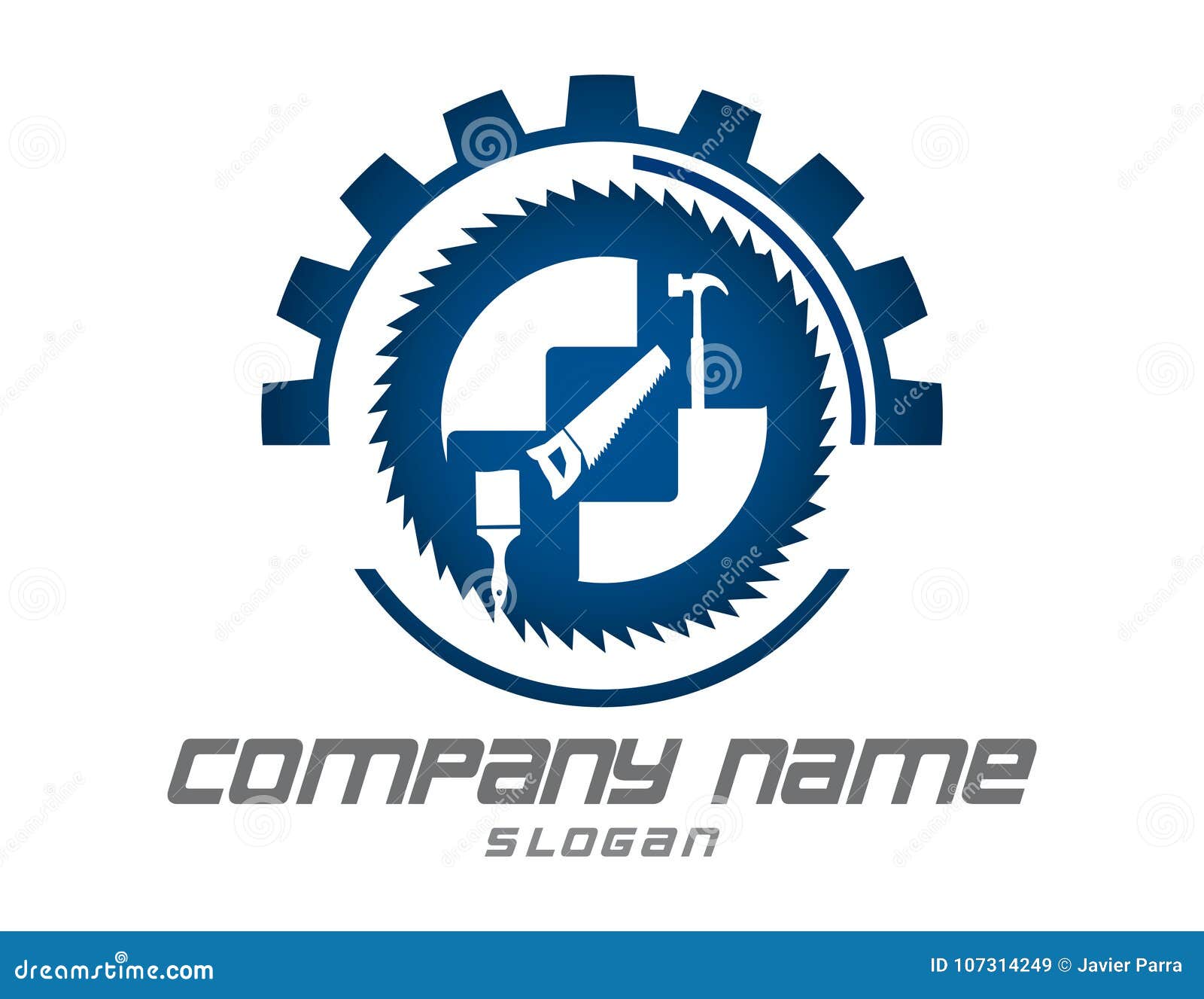 Abstract Tools Logo on a White Background Stock Vector - Illustration ...