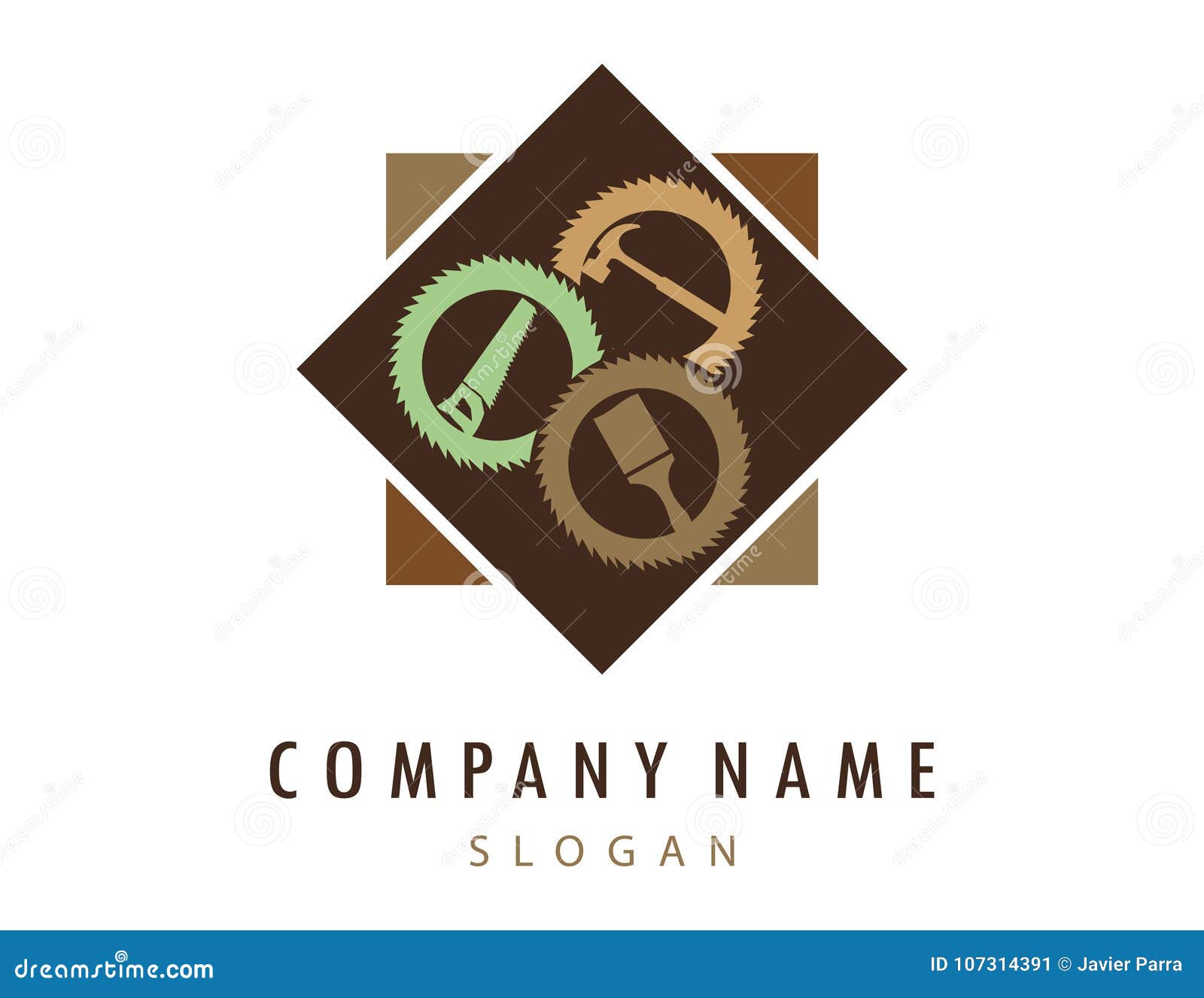 Abstract Tools Logo on a White Background Stock Illustration ...