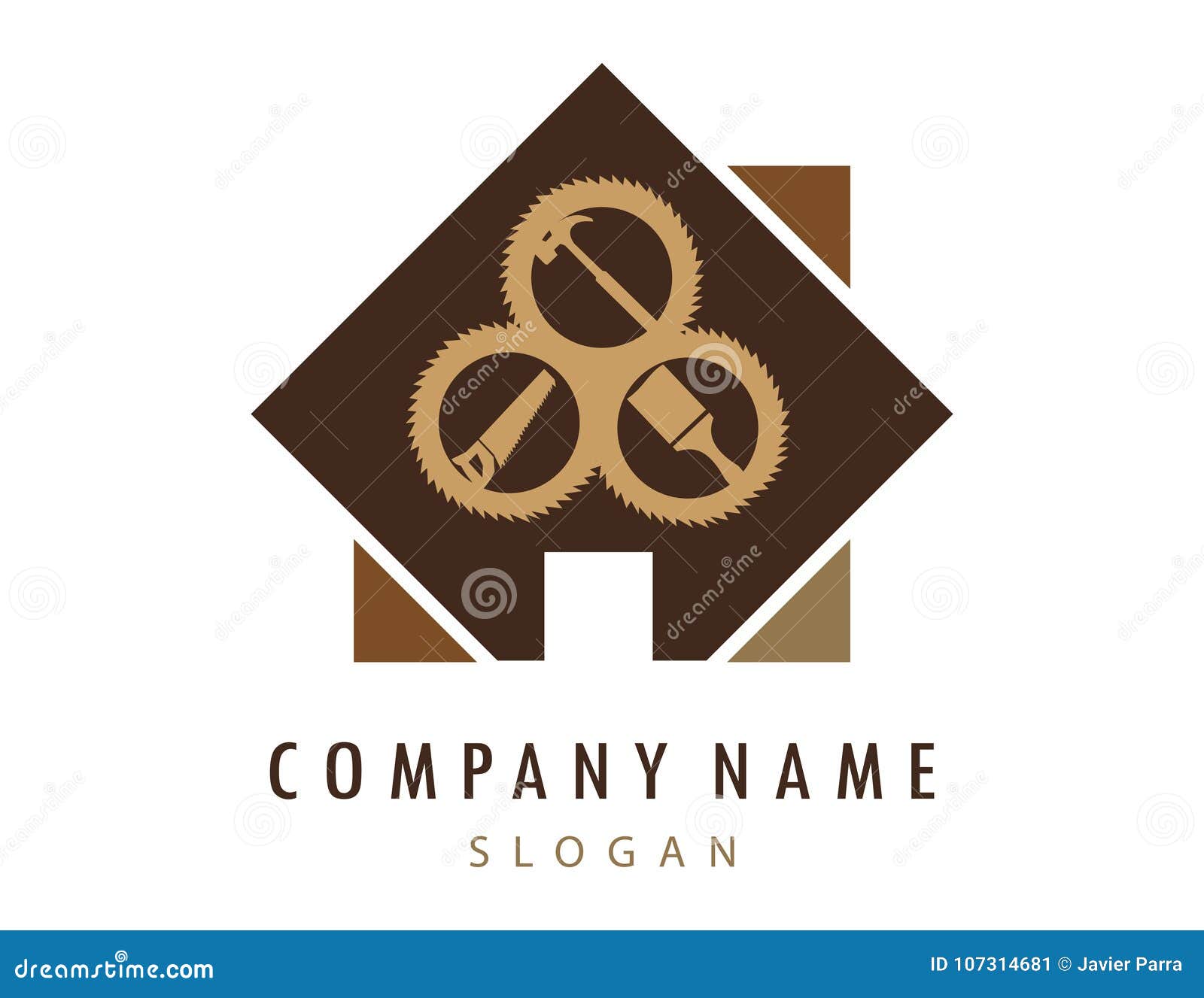 Abstract Tools Logo on a White Background Stock Vector - Illustration ...