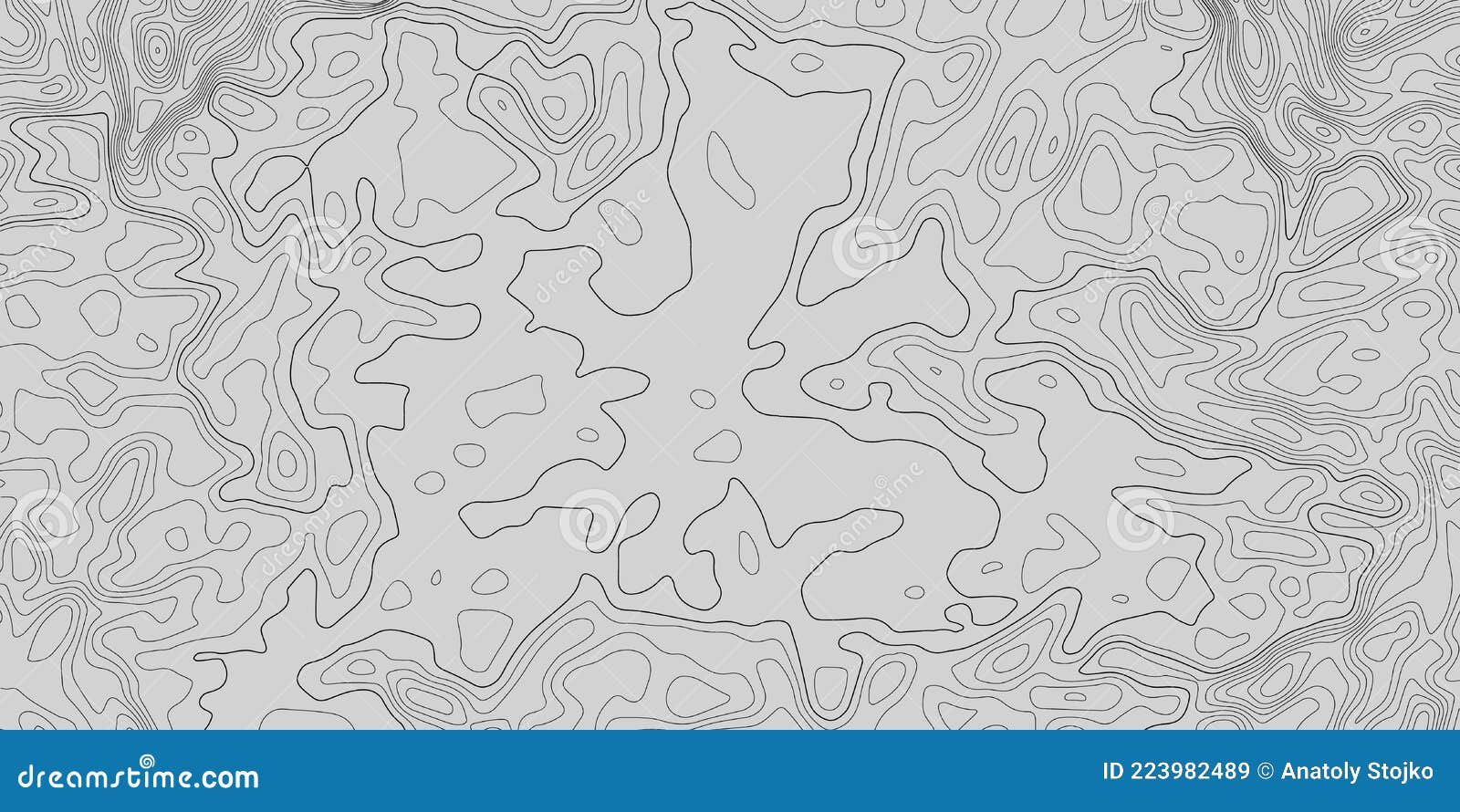 Abstract Topographic Background. Geographic Grid Map. Topographic Lines ...