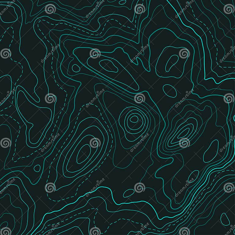 Abstract Topographic Colour Map Wallpaper Stock Vector - Illustration ...