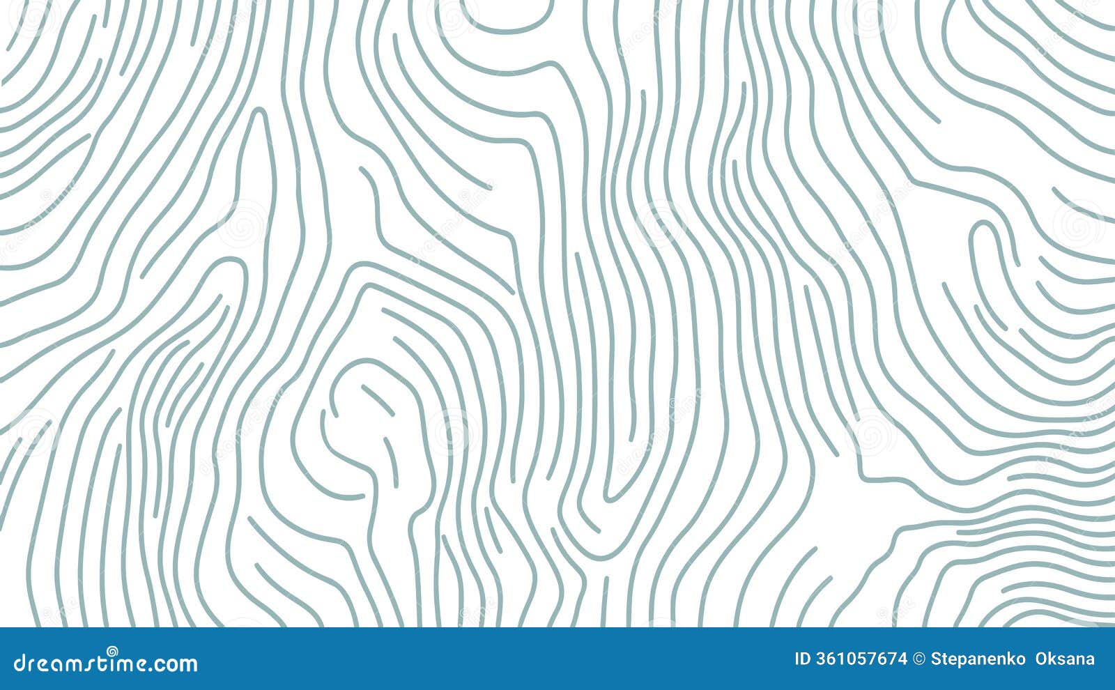 Abstract Topographic Contour Lines Background. Irregular Curved Lines ...