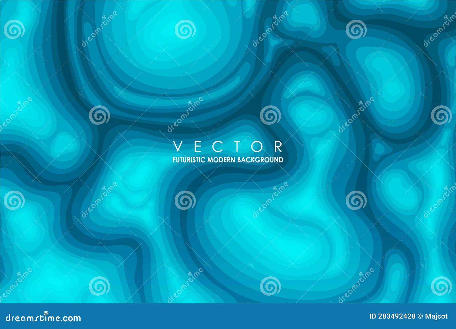 Abstract Topographic Contour In Lines And Contours Stock Vector Illustration Of Grid Blue
