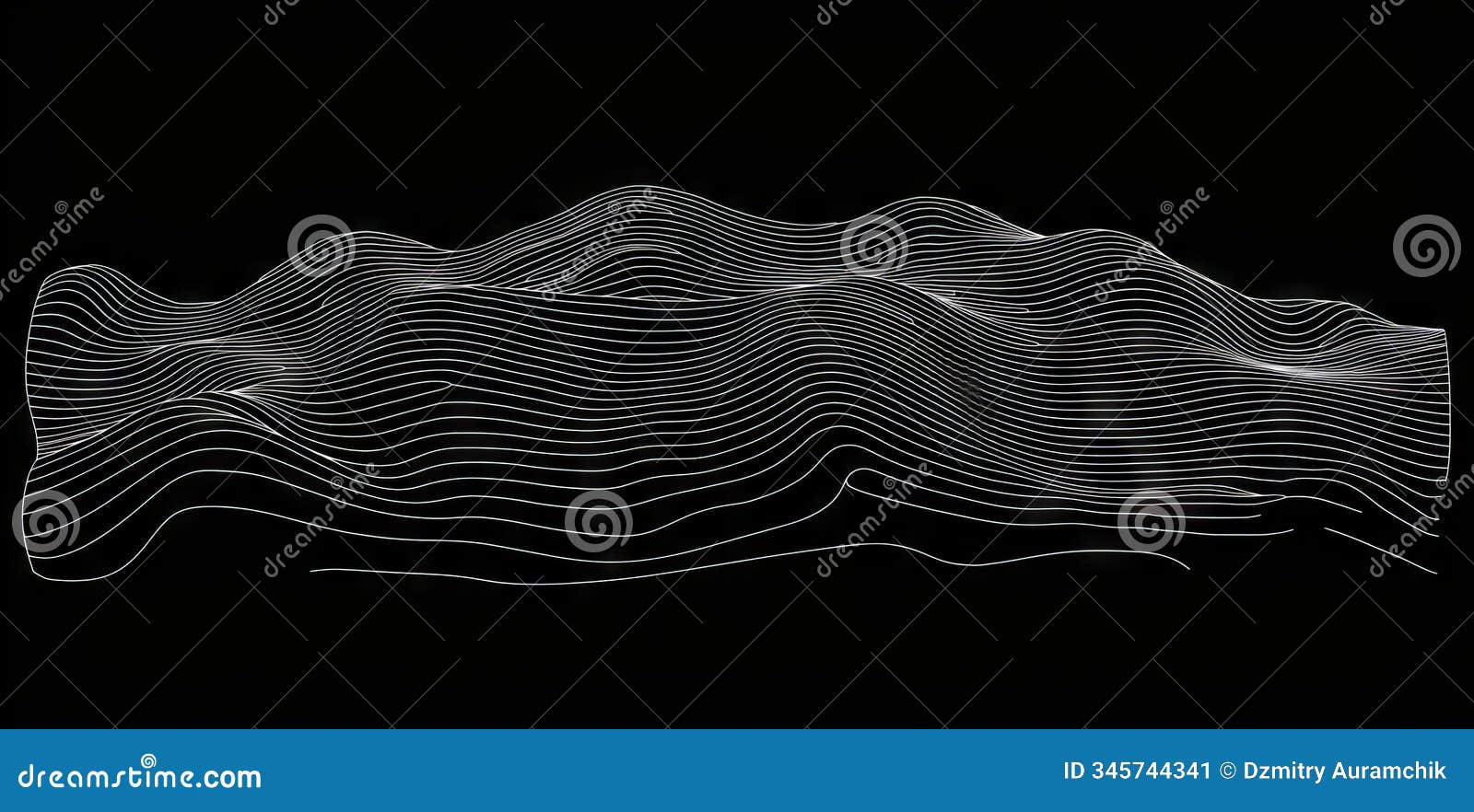 The Abstract Topographic Contours Map Background Contains a Topographic ...