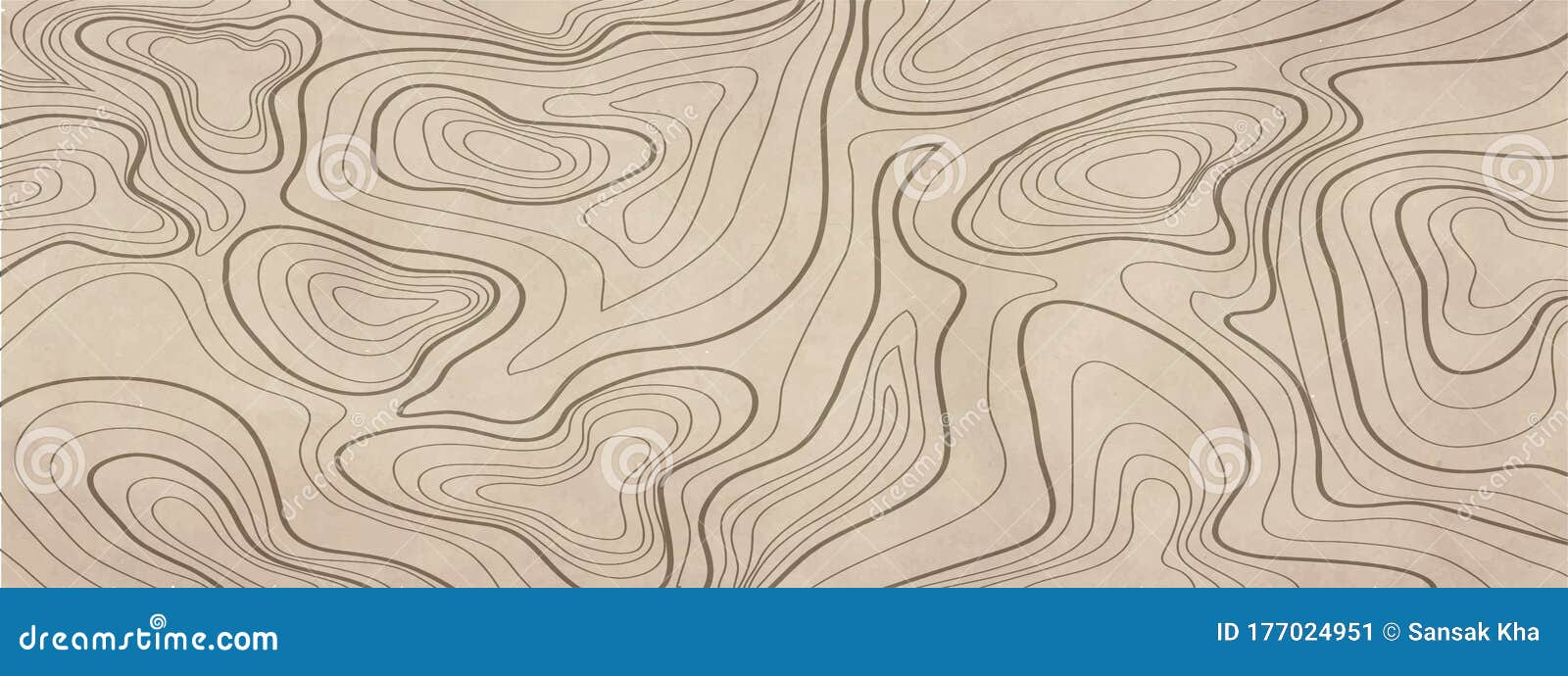 Abstract Topographic Map Background with Height Lines. Stock ...