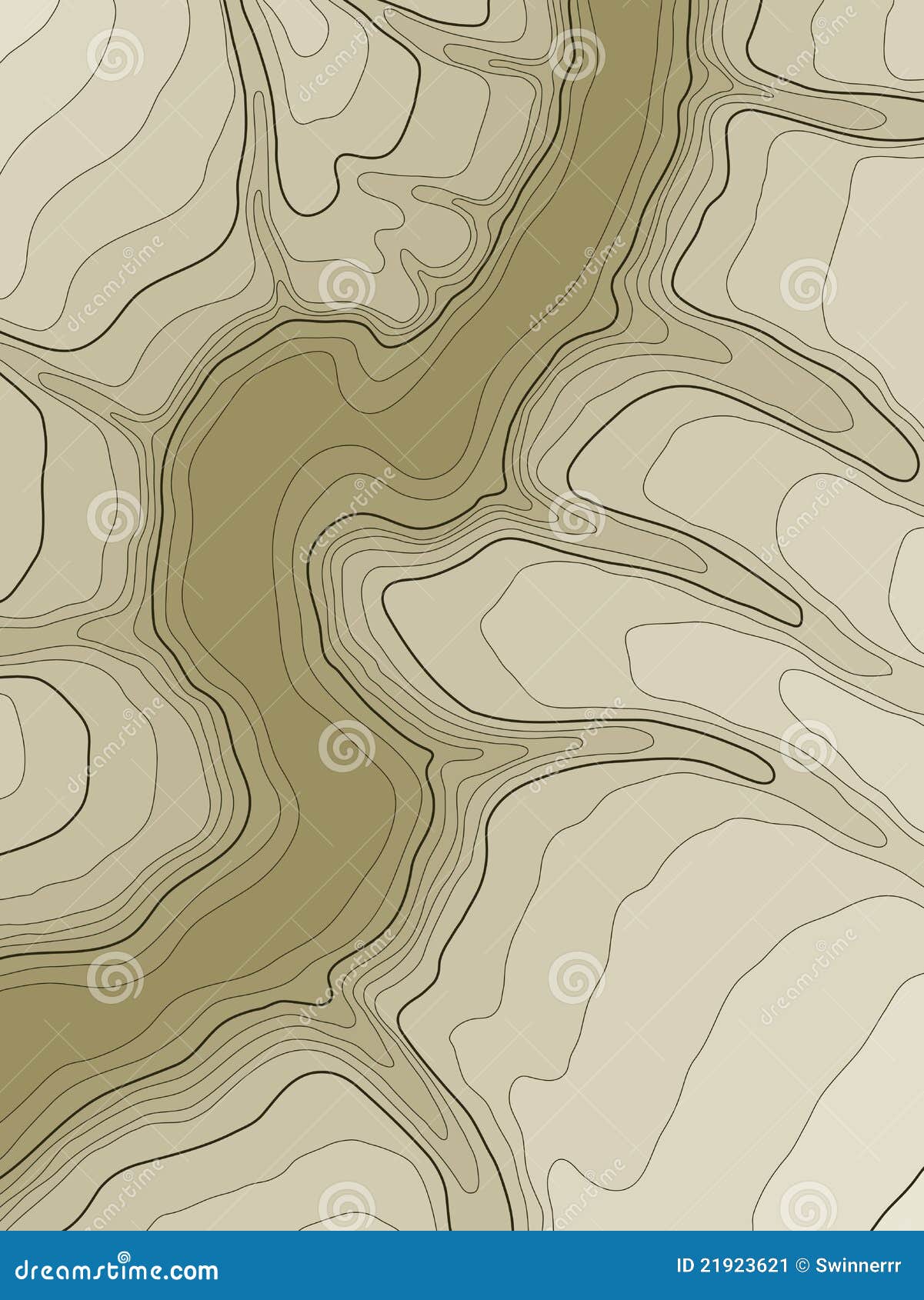 Abstract Topographic Map. Vector Stock Vector - Illustration of ...