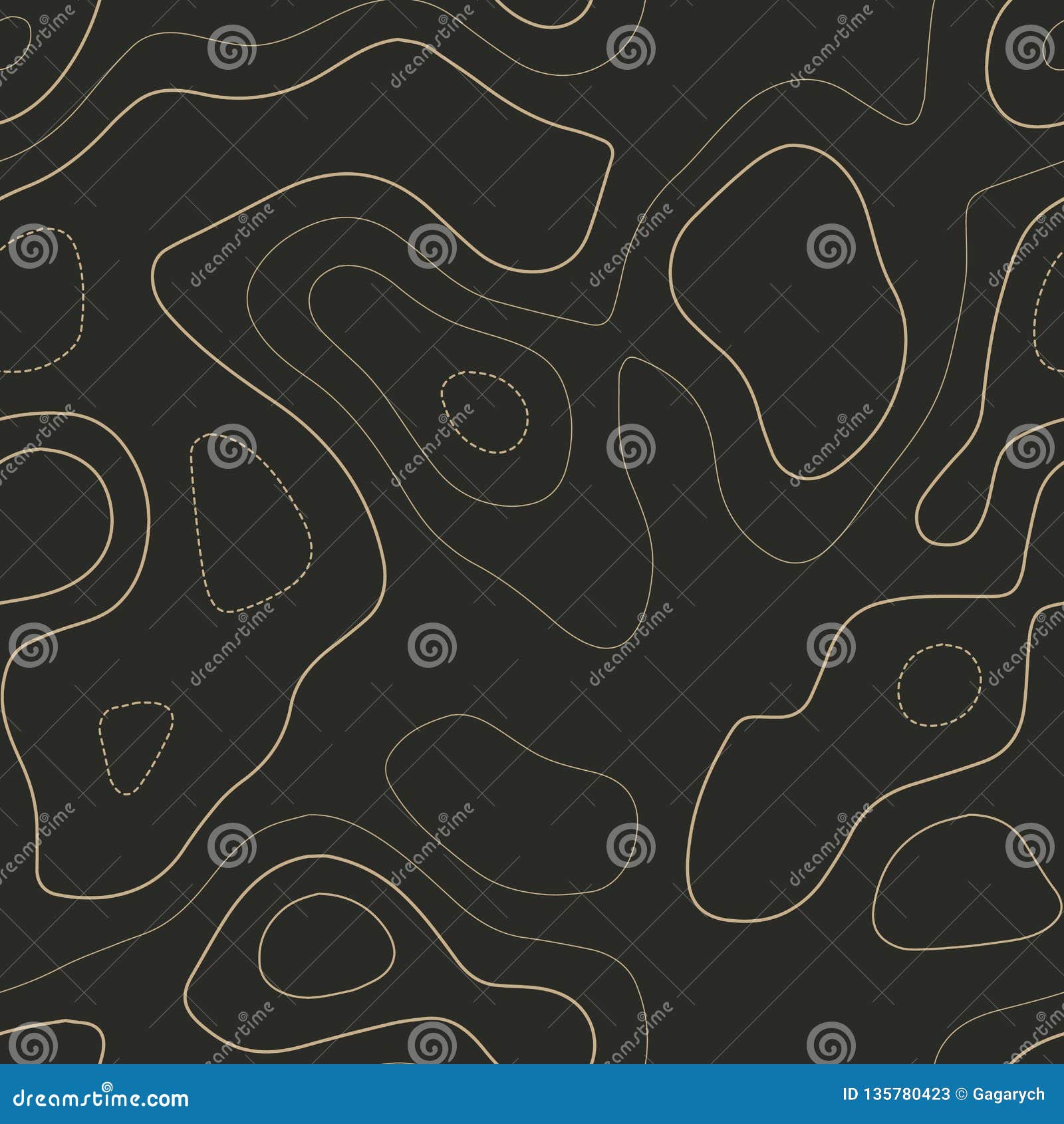 Abstract topography. stock vector. Illustration of print - 135780423