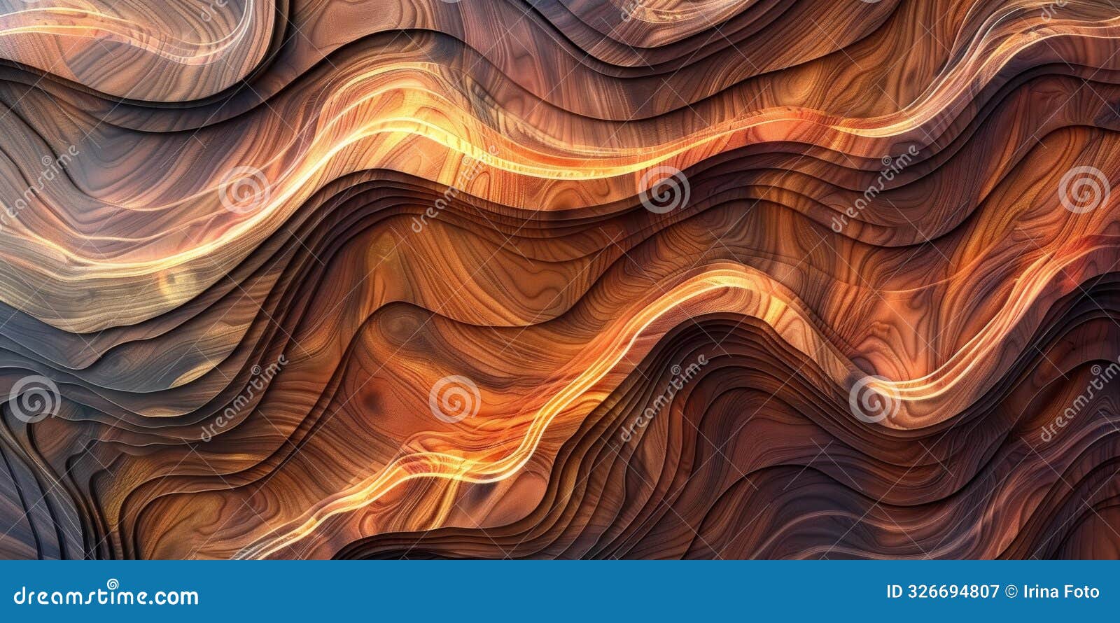 Abstract Topography Art with Vibrant Colors and Wavy Lines Creating a ...