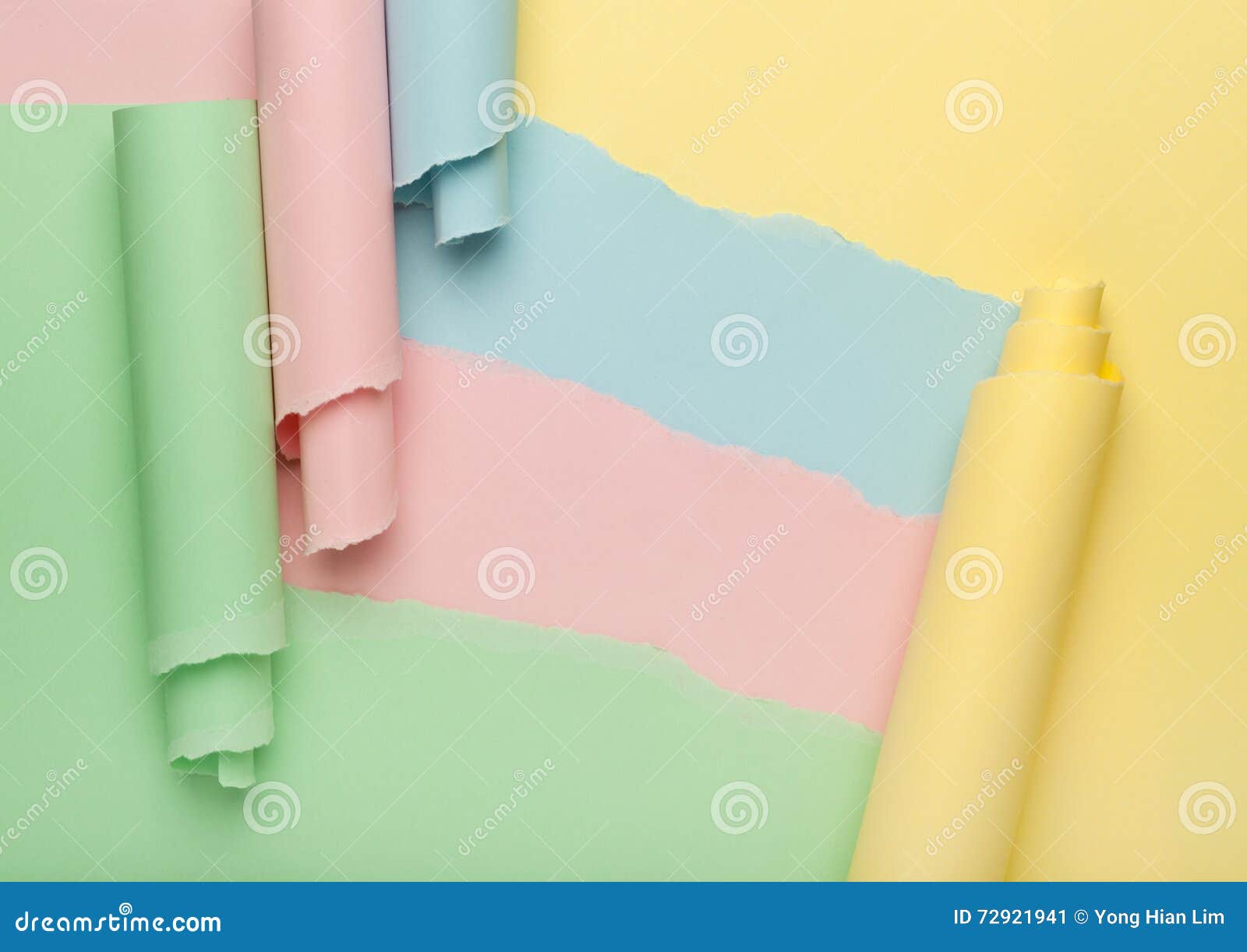 Abstract Torn Colored Paper Background Stock Image - Image of copy ...