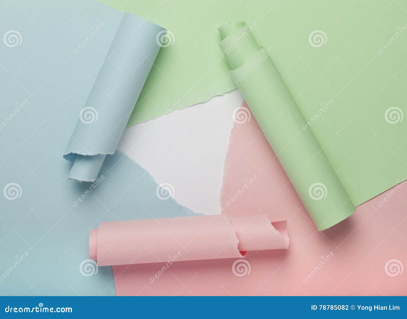 Abstract Torn Colored Paper Background Stock Photo - Image of spilt ...