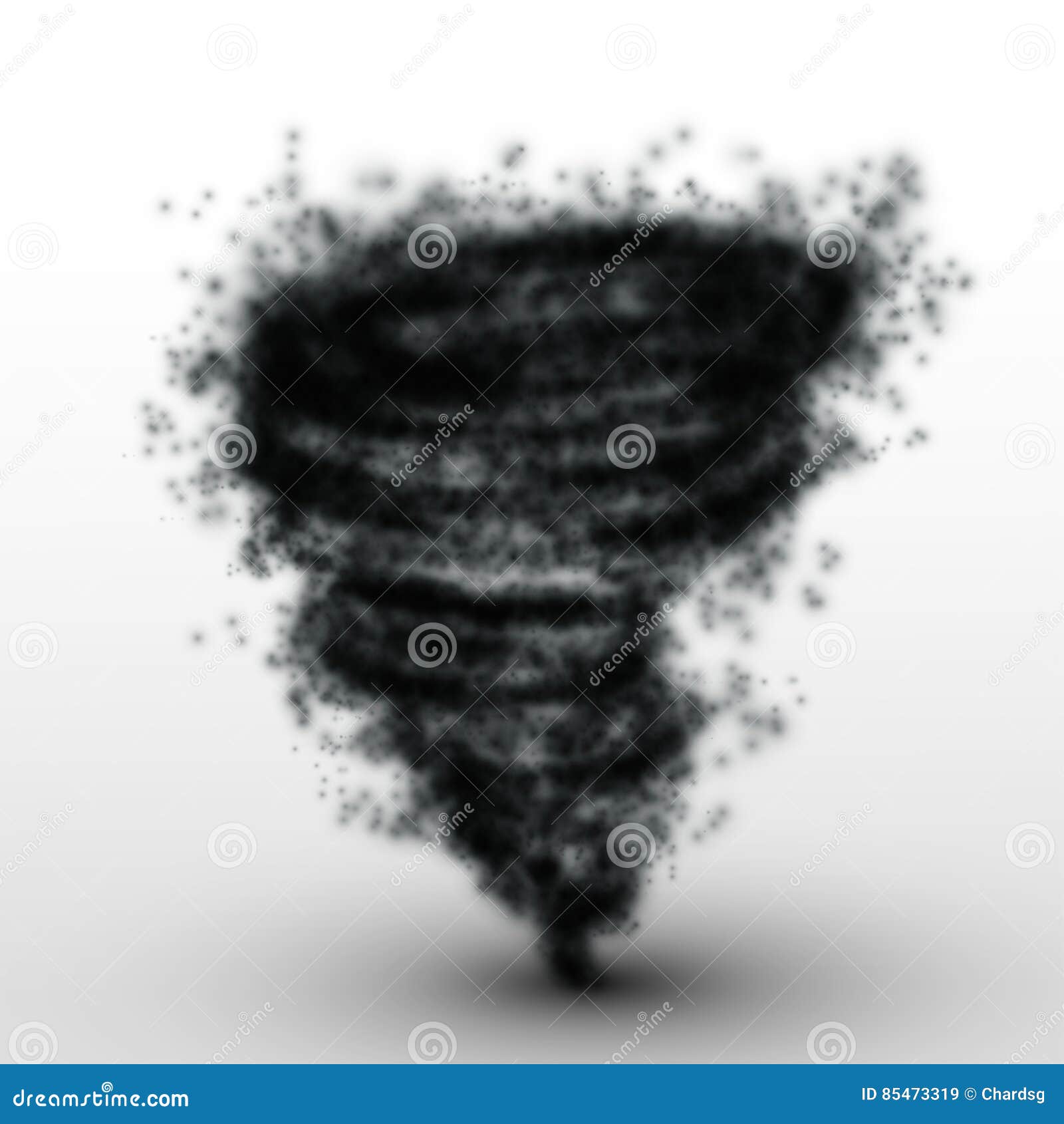 Abstract Tornado Swirl. Vector . Stock Vector - Illustration of cyclone ...