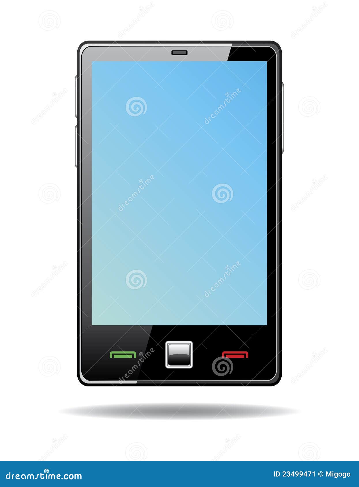 Abstract Touchscreen Smart Phone with Blue Screen Stock Vector ... Abstract Touchscreen Smart Phone with Blue Screen Stock Vector ...