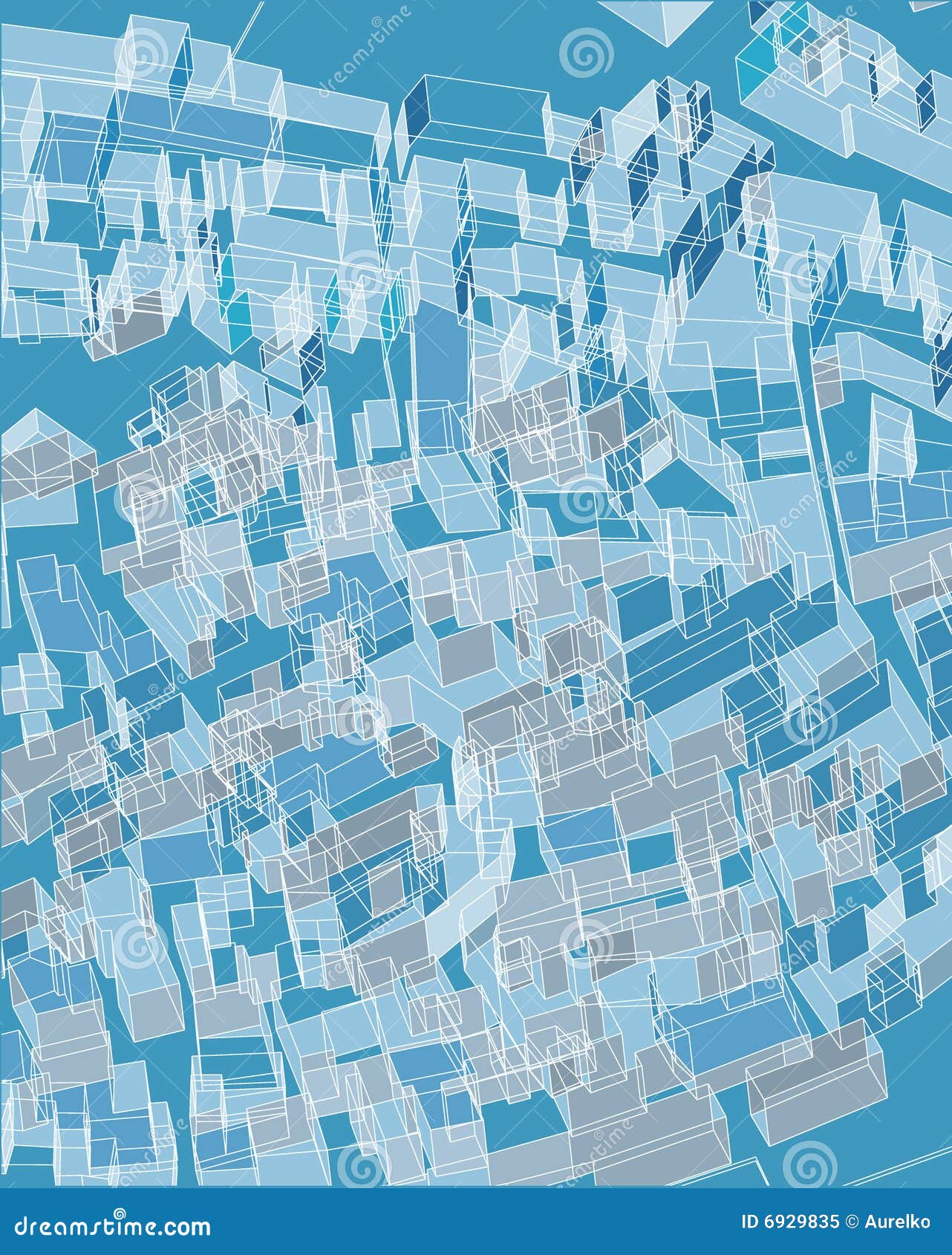 Abstract town stock vector. Illustration of frame, roof - 6929835